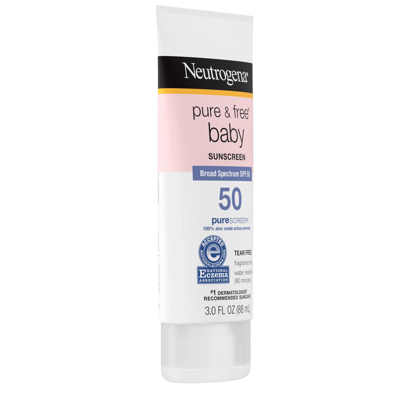 Neutrogena Pure & Free Baby Mineral Sunscreen - SPF 50 - Shop Sunscreen ...