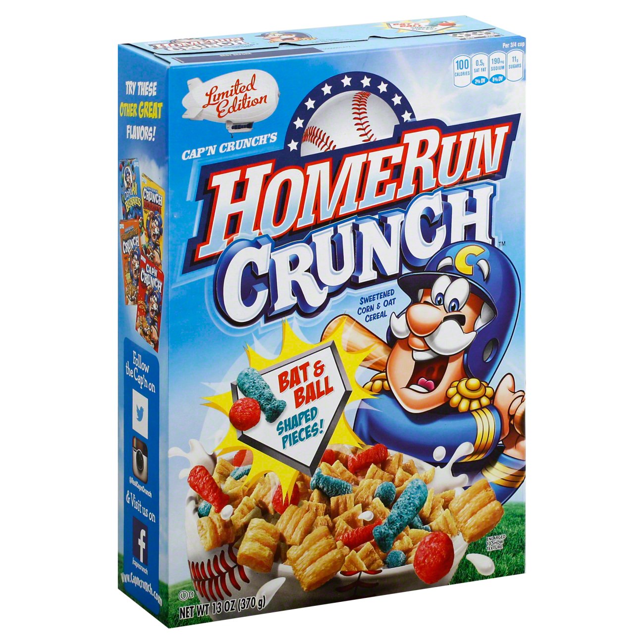 Cap'n Crunch Homerun Crunch - Shop Cereal at H-E-B
