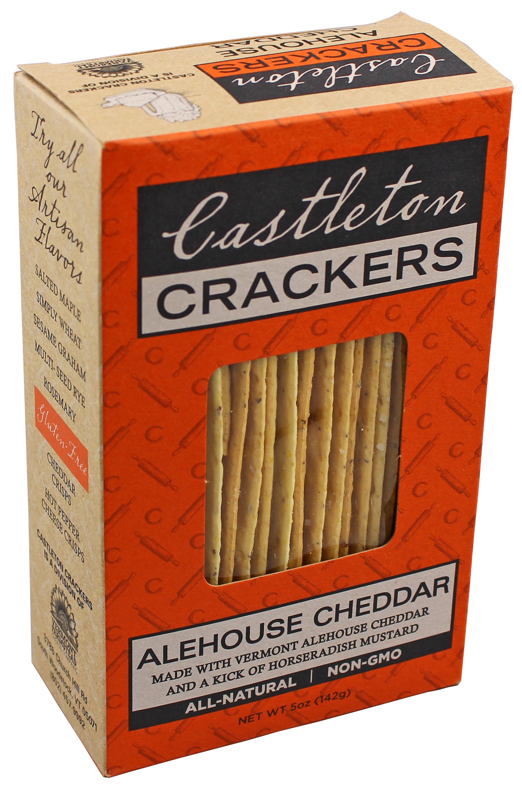 Castleton Crackers Ale House Cheddar Crackers - Shop Crackers ...