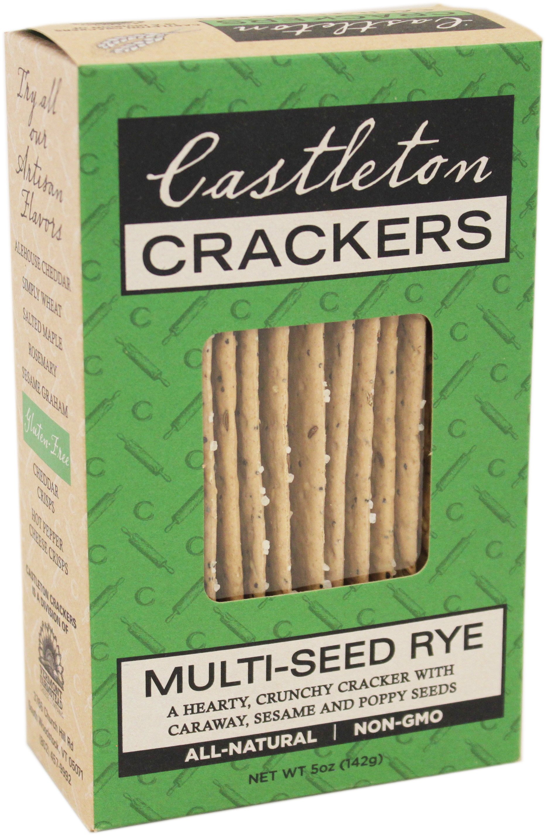 Castleton Crackers Multiseed Rye Crackers - Shop Crackers & Breadsticks ...