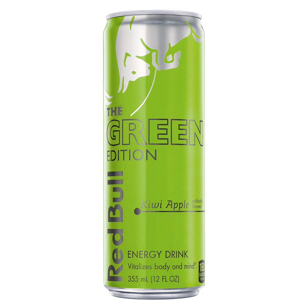 Red Bull The Green Edition Kiwi Apple Energy Drink - Shop Sports ...