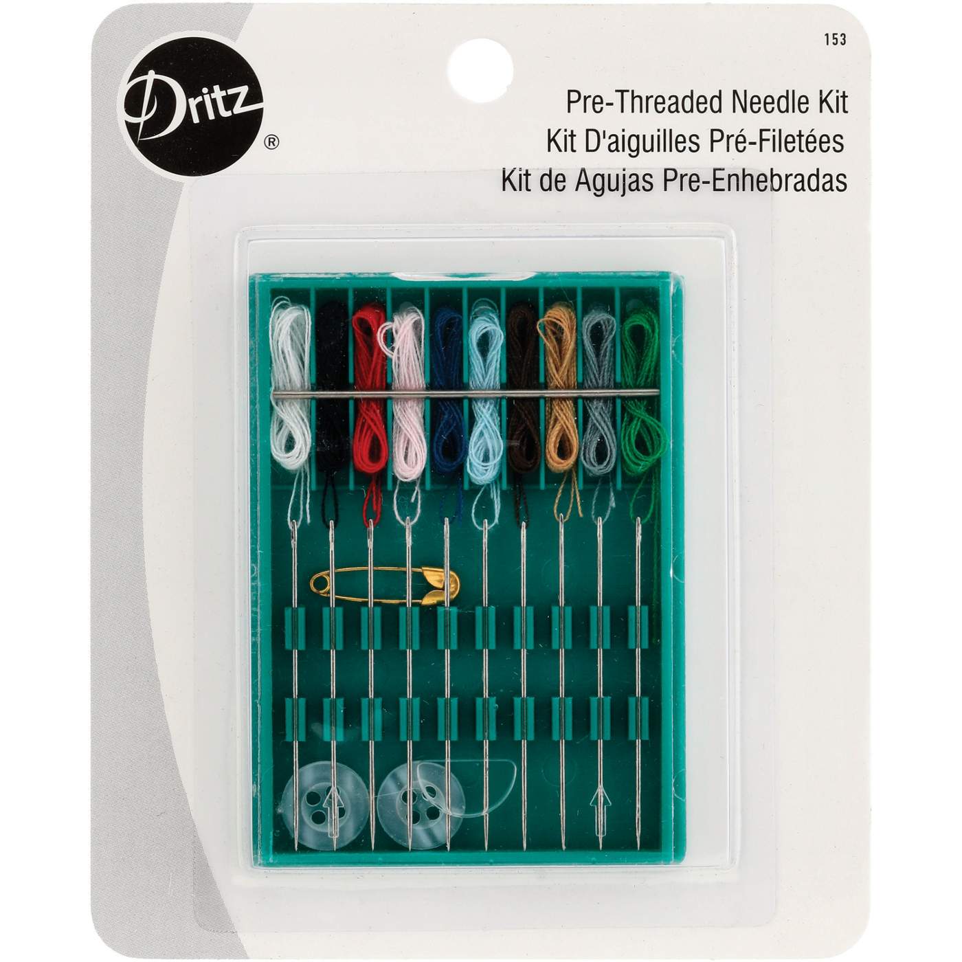 Dritz Pre-Threaded Needle Kit - Shop Sewing at H-E-B