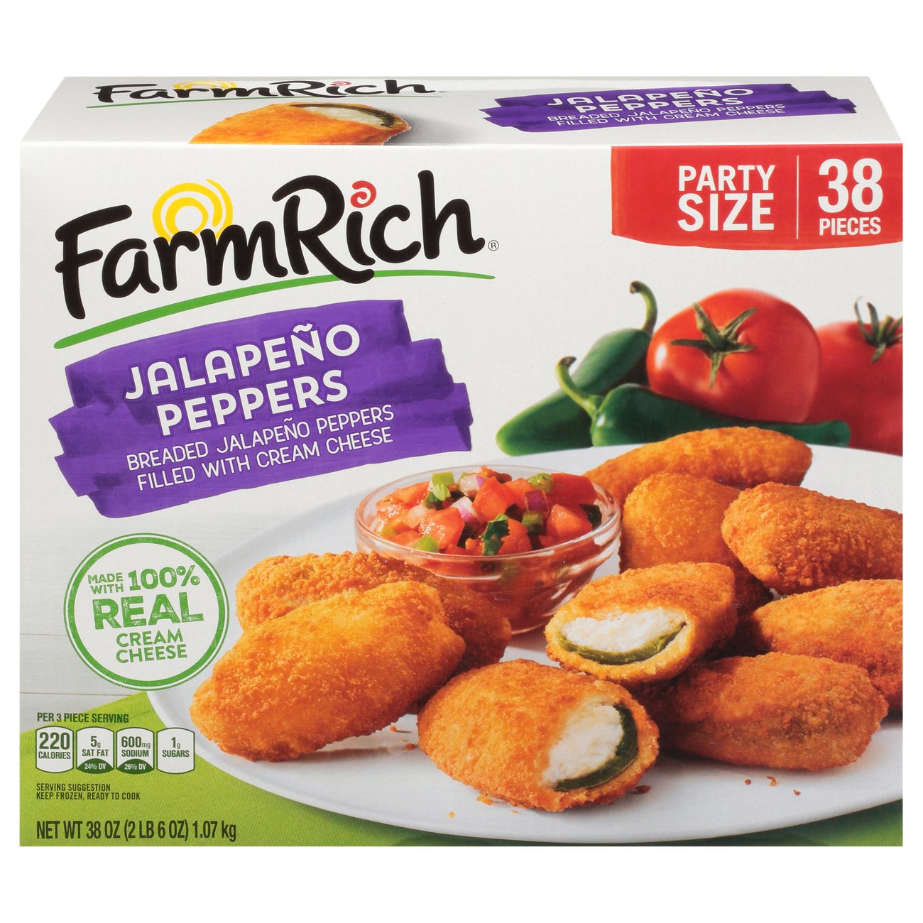 Farm Rich Jalapeno Peppers - Shop Appetizers at H-E-B
