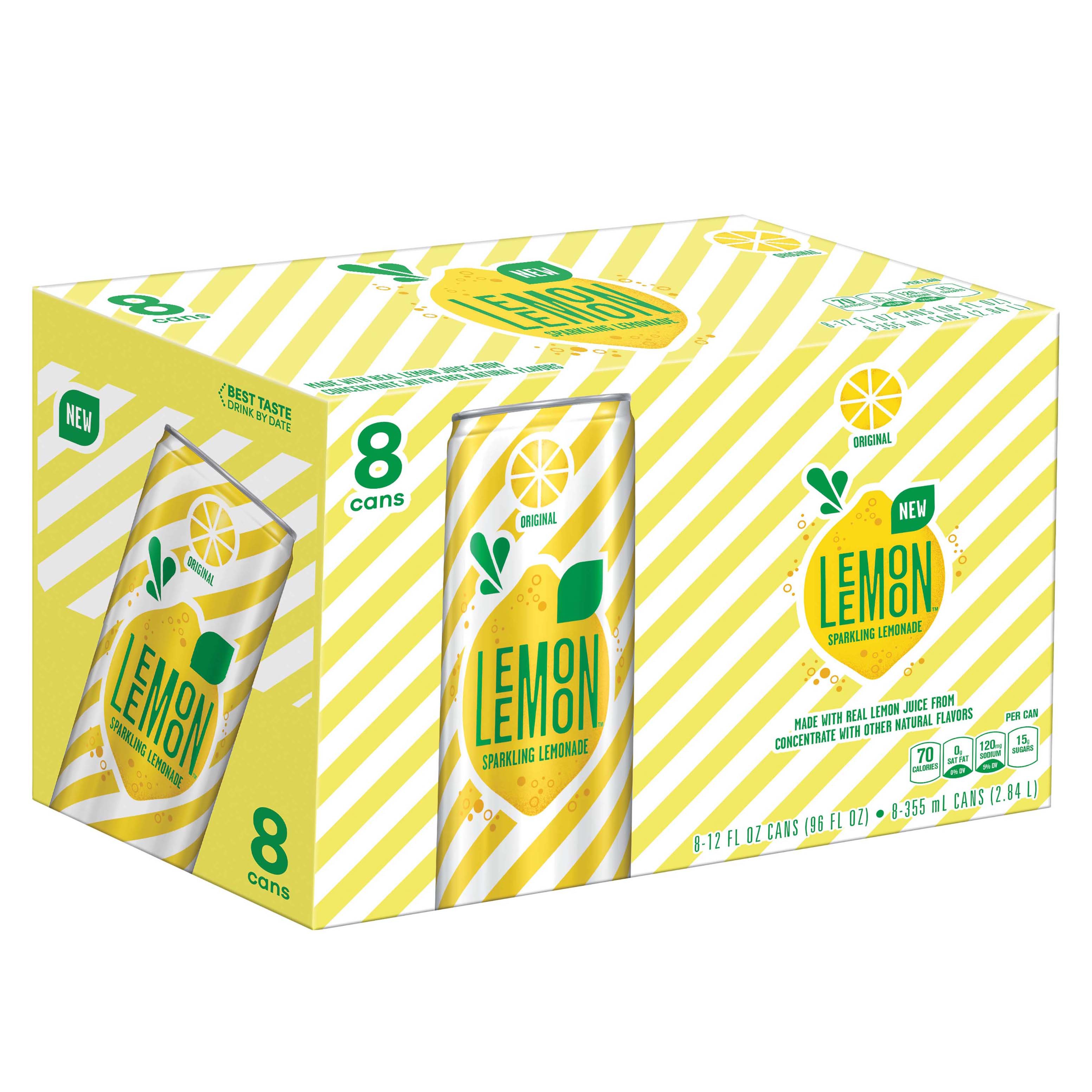 Lemon Lemon Sparkling Lemonade 12 oz Cans - Shop Juice at H-E-B