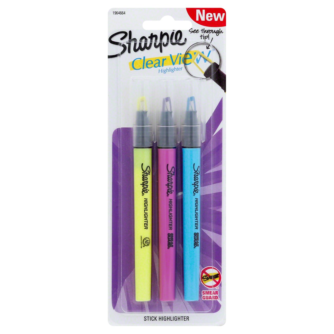 Sharpie Sharpie Clear View Highlighter Stick - Shop Highlighters & dry ...