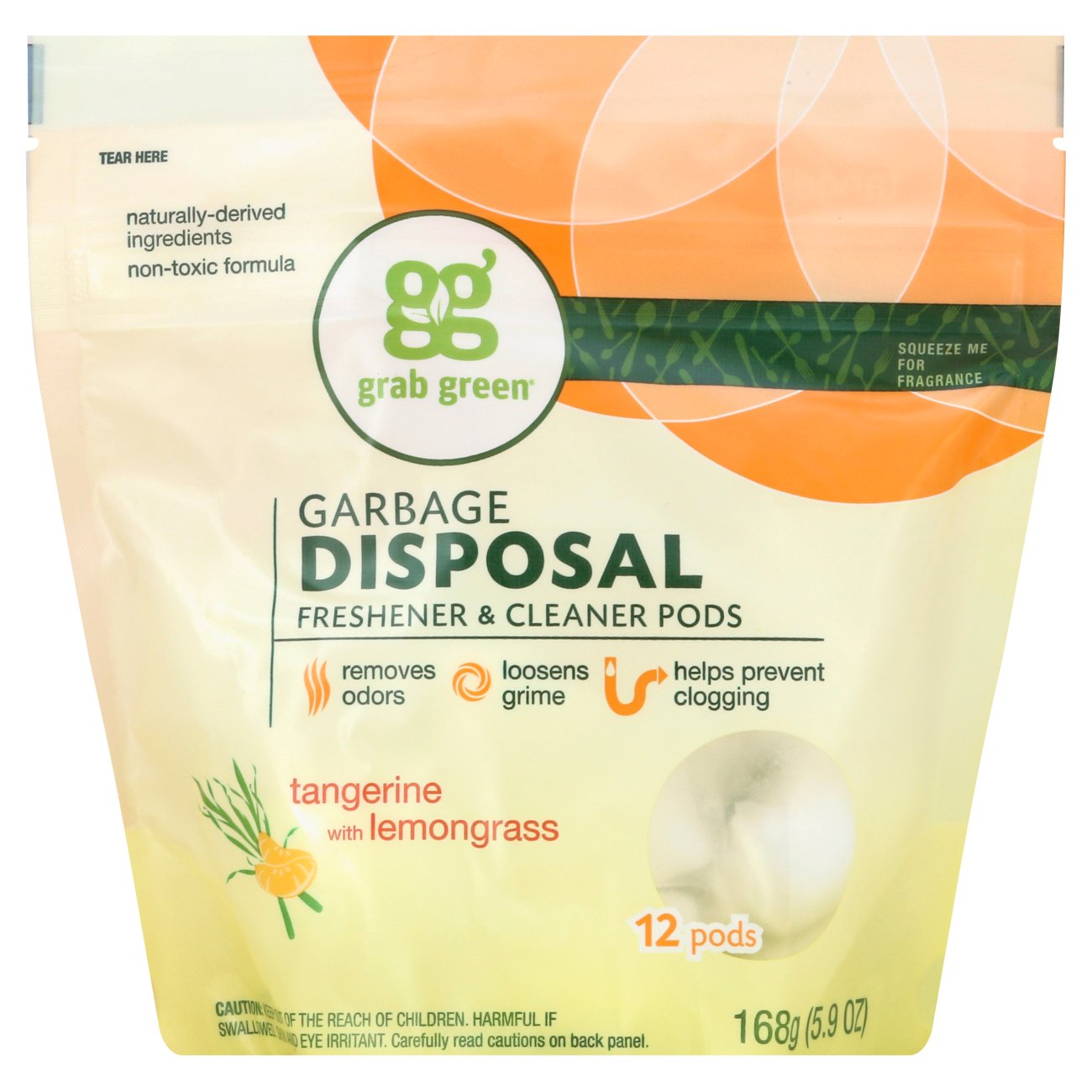 Grab Green Tangerine Lemongrass Disposal Pods - Shop Air fresheners at ...