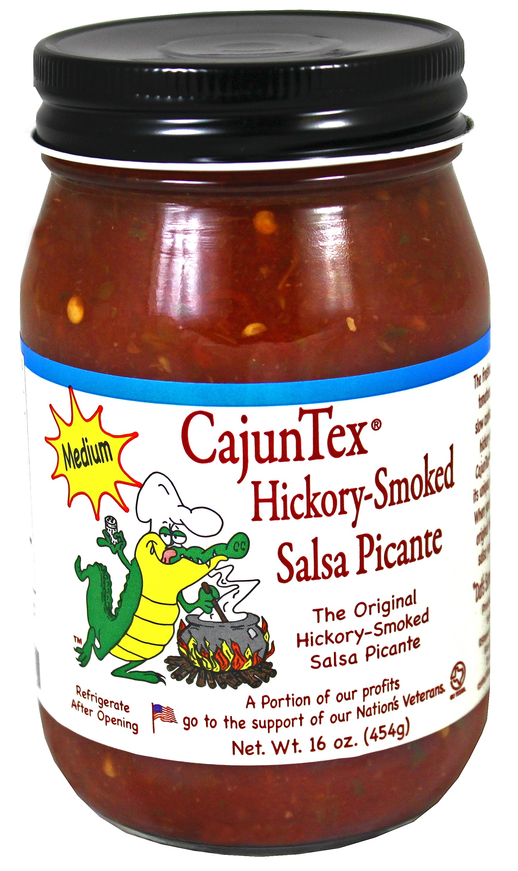 Cajun Texas Cajun Tex Hickory Smoked Salsa Picante Medium - Shop Salsa ...