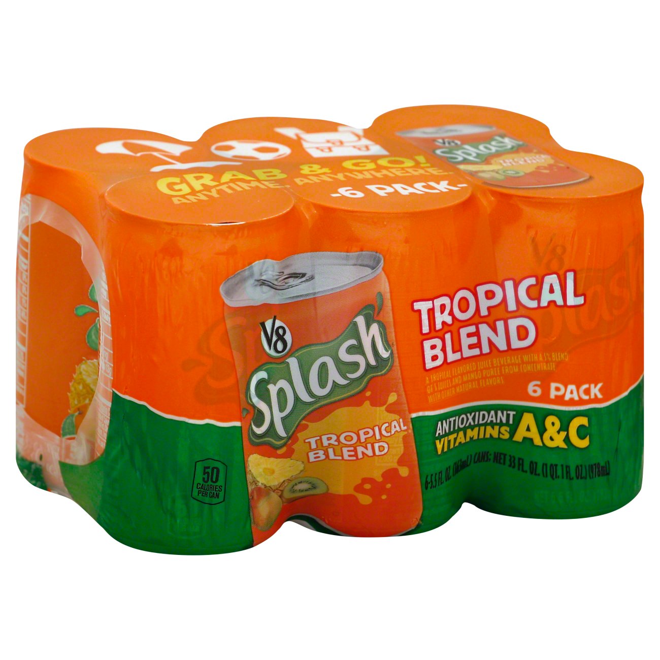 V8 Splash Tropical Blend 5.5 oz Cans - Shop Juice at H-E-B