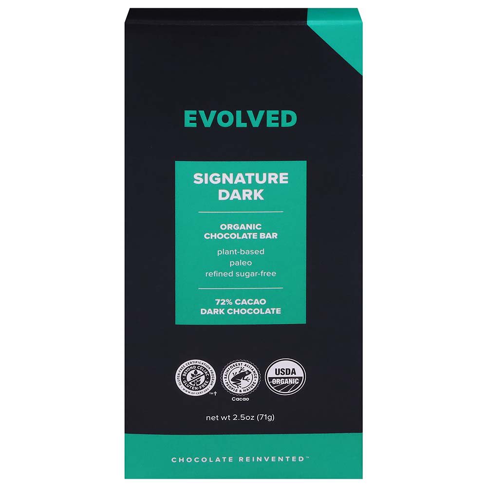 Evolved Organic Signature Dark Chocolate Bar - Shop Candy at H-E-B