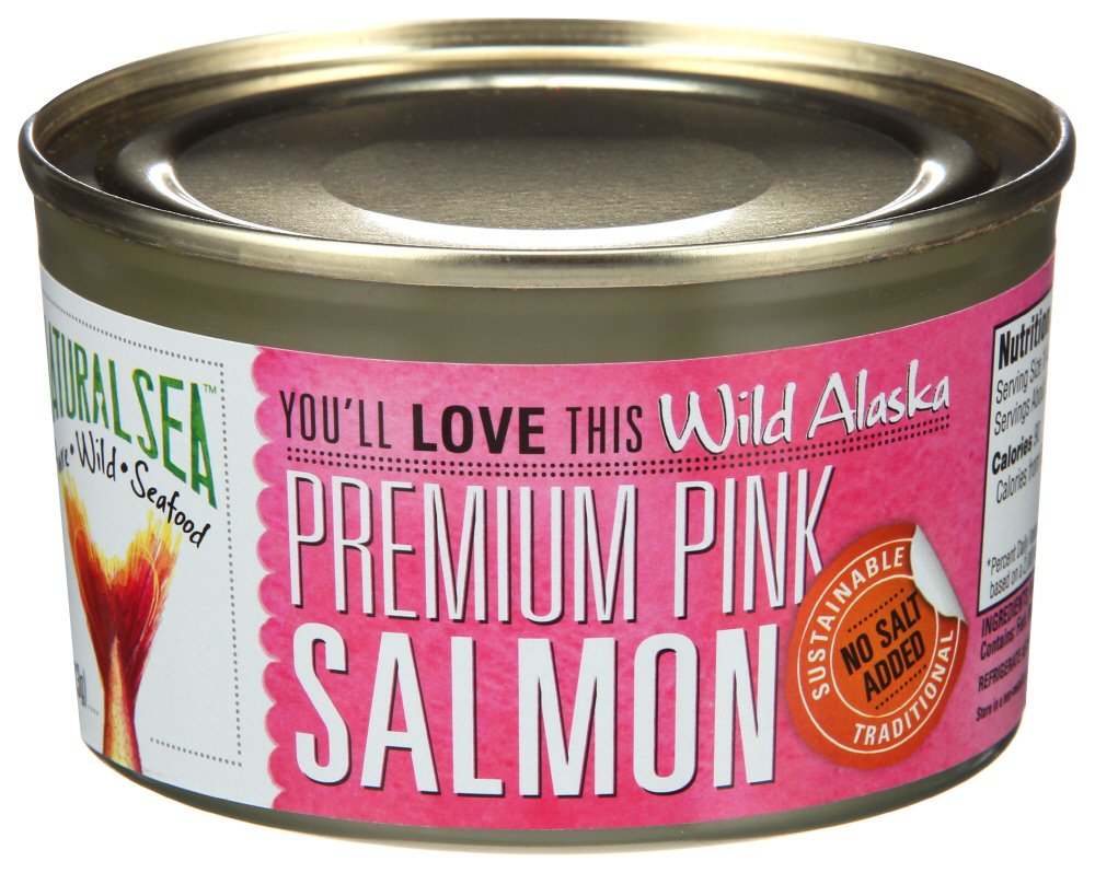 Natural Sea Unsalted Premium Pink Alaskan Salmon - Shop Seafood at H-E-B