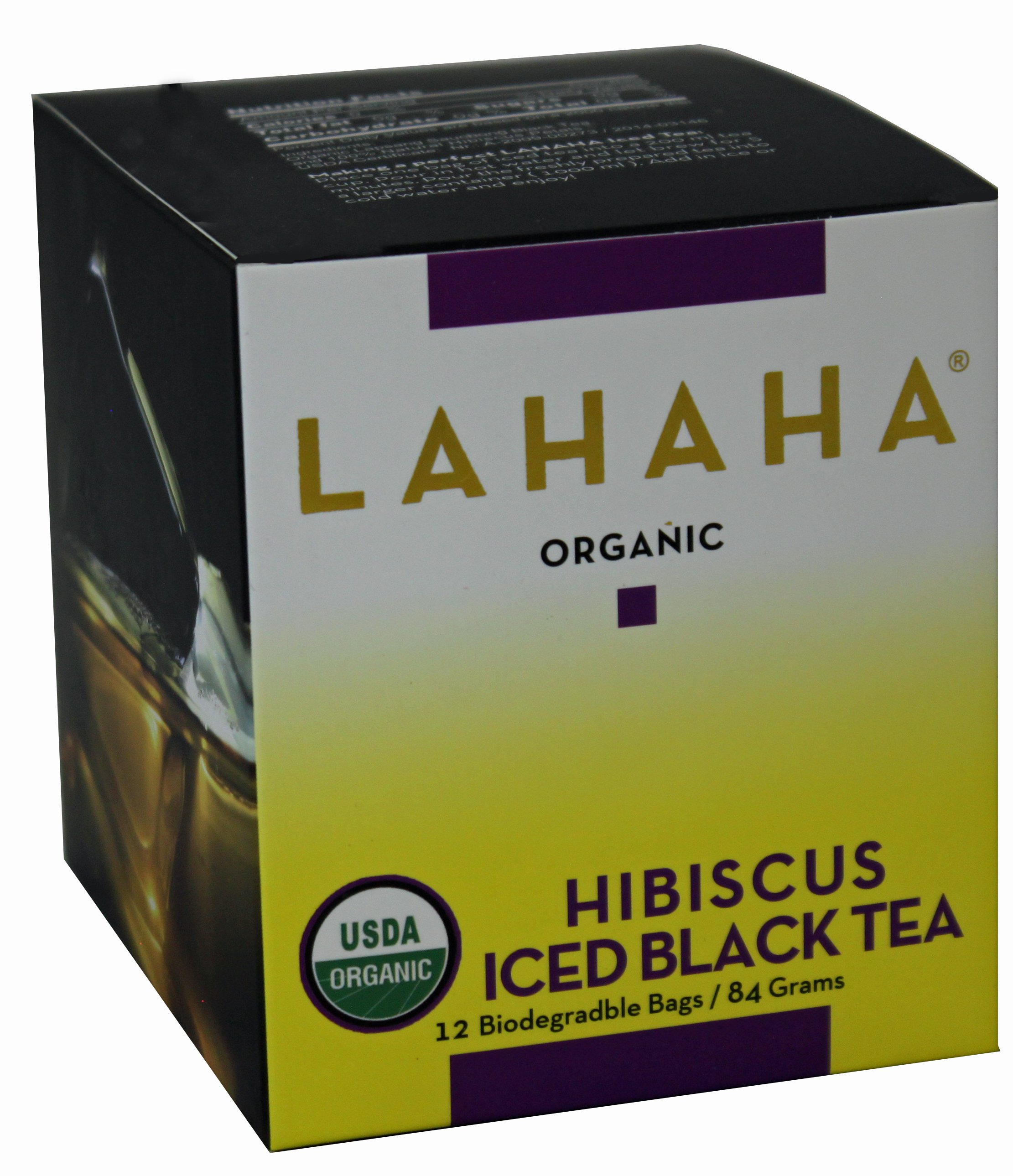 Lahaha Black Iced Tea Hibiscus Organic - Shop Tea at H-E-B
