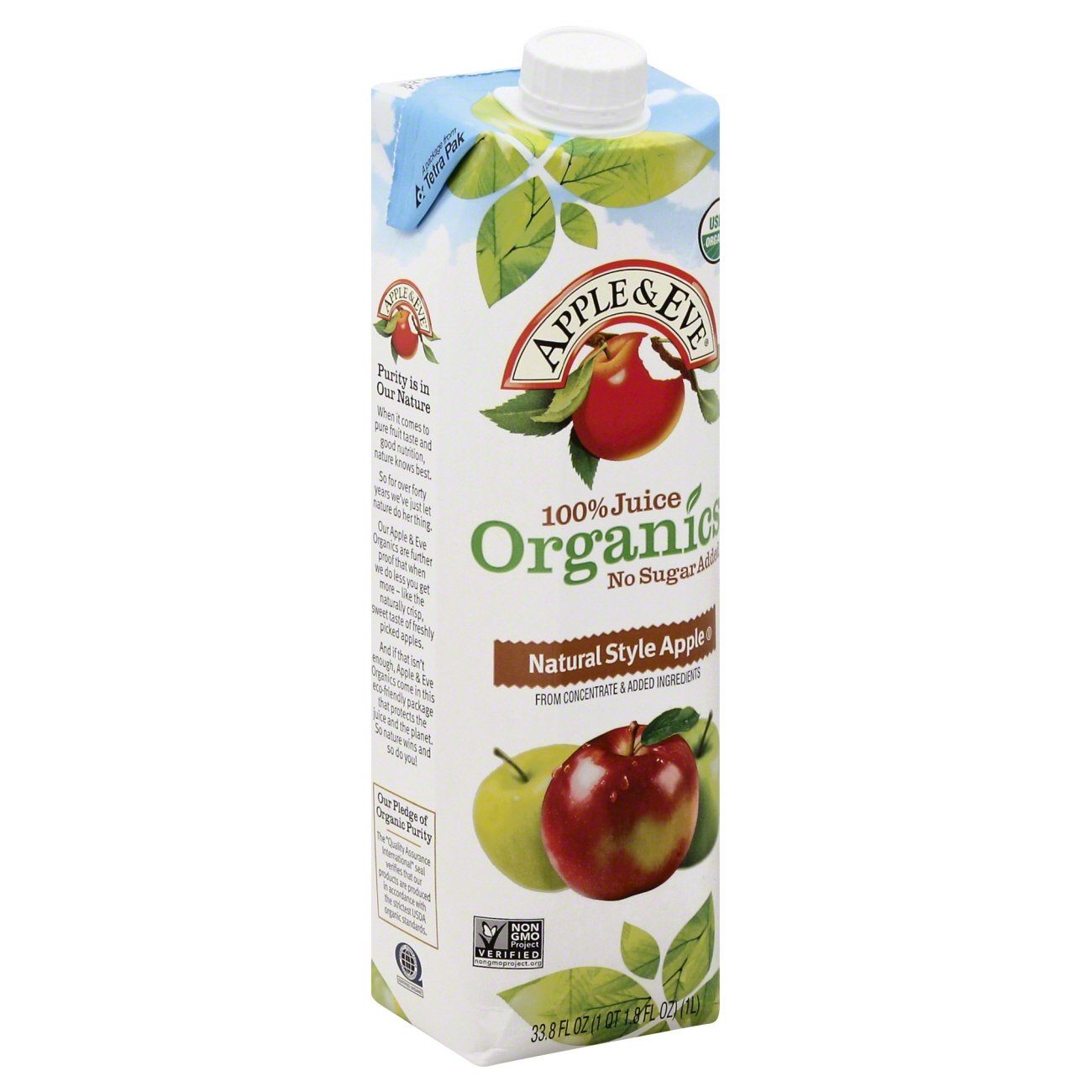 Apple & Eve Organics Natural Style Apple Juice - Shop Juice at H-E-B