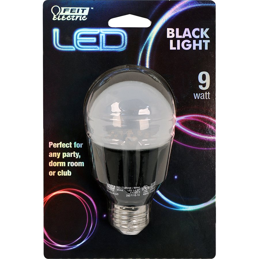 Feit Electric A19 9-Watt LED Black Light Bulb - Shop Light Bulbs at H-E-B
