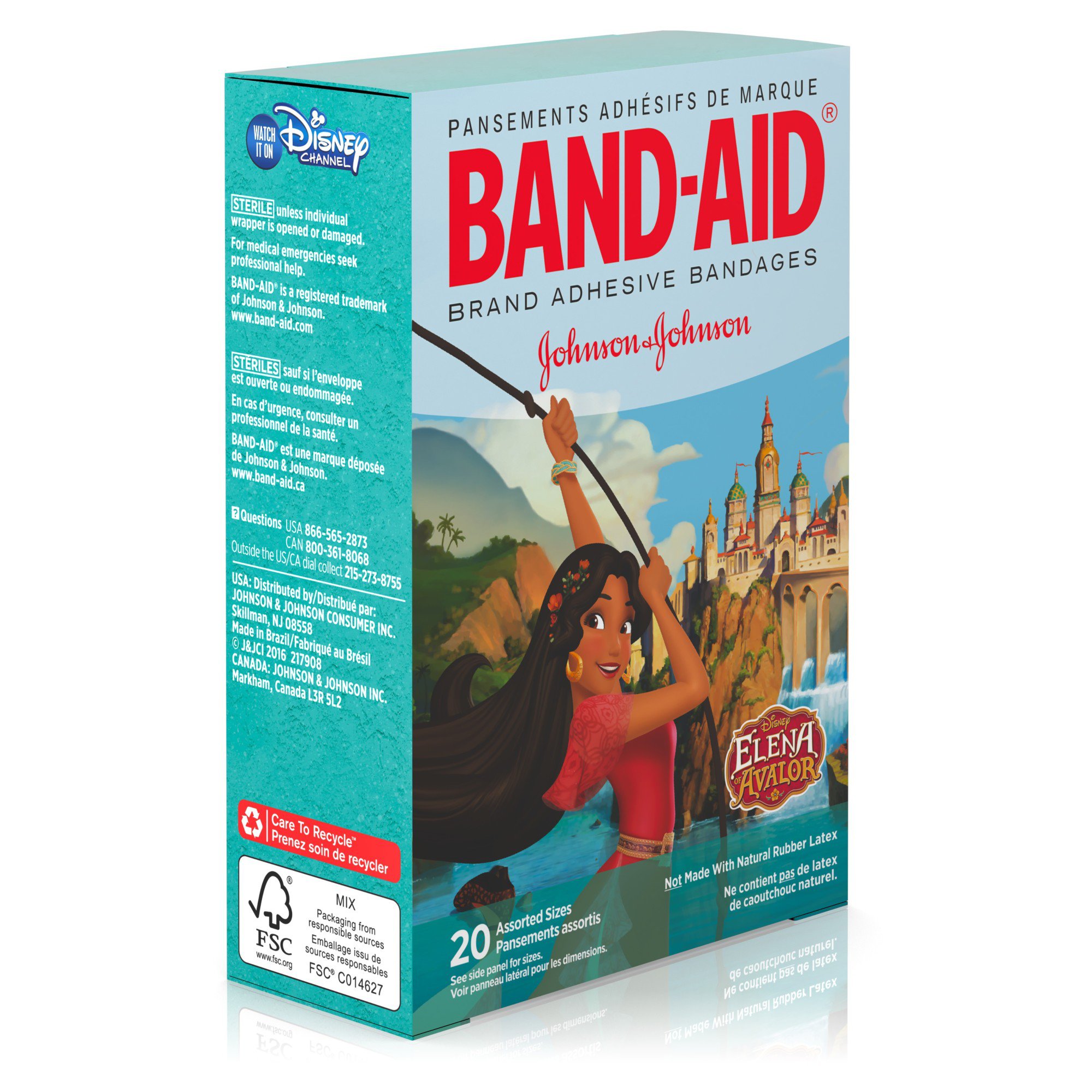 Band-Aid Brand Adhesive Bandages Disney Junior Elena Of Avalor For Kids ...