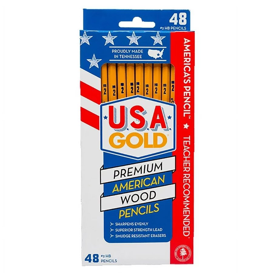 U.S.A. Gold Premium American Wood Pencils - Shop Pencils at H-E-B