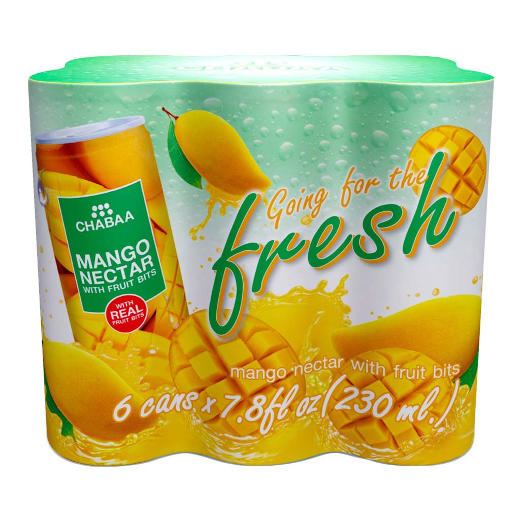 Chabaa Mango Nectar with Fruit Bits 7.8 oz Cans - Shop Juice at H-E-B