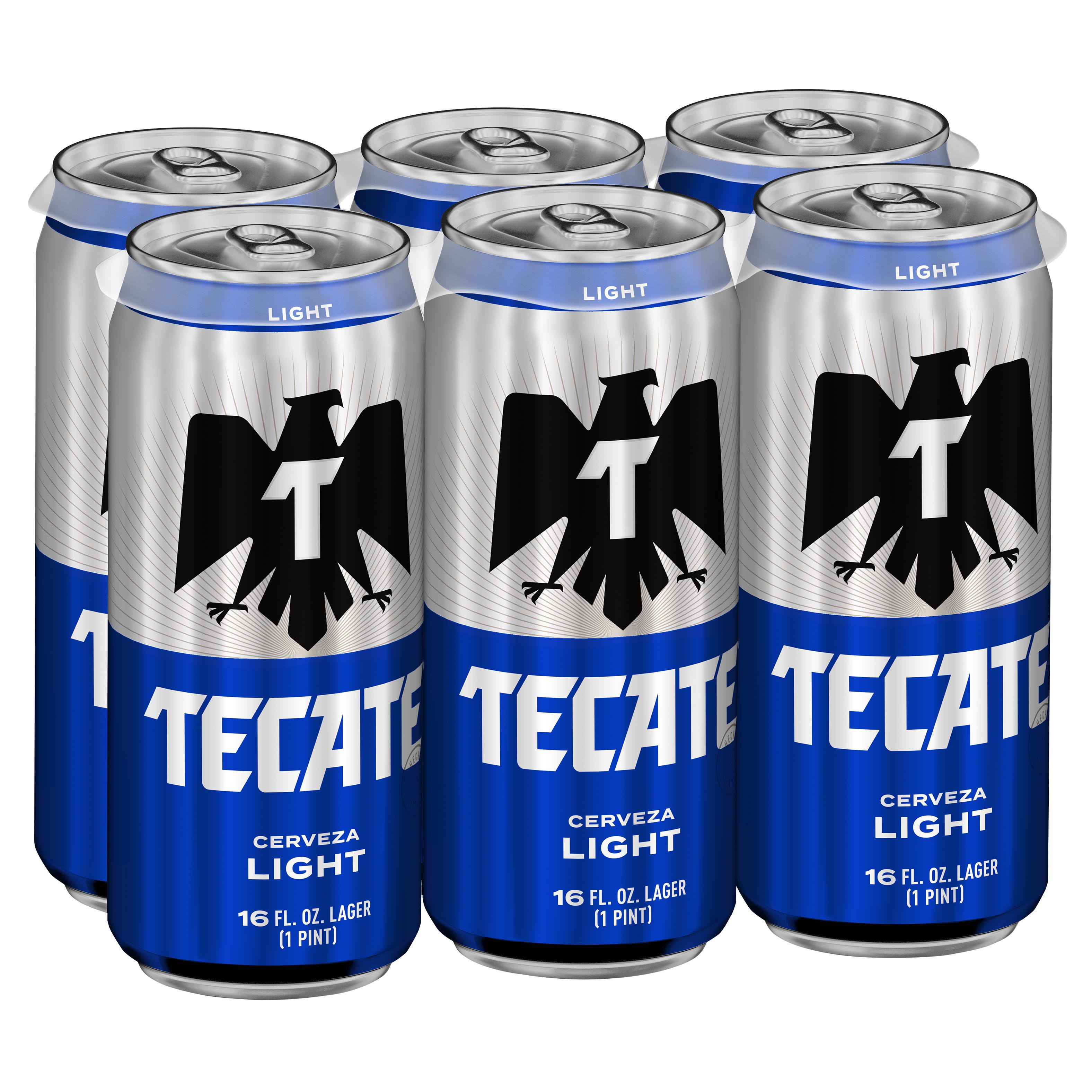 Tecate Light Beer 6 pk Cans - Shop Beer at H-E-B