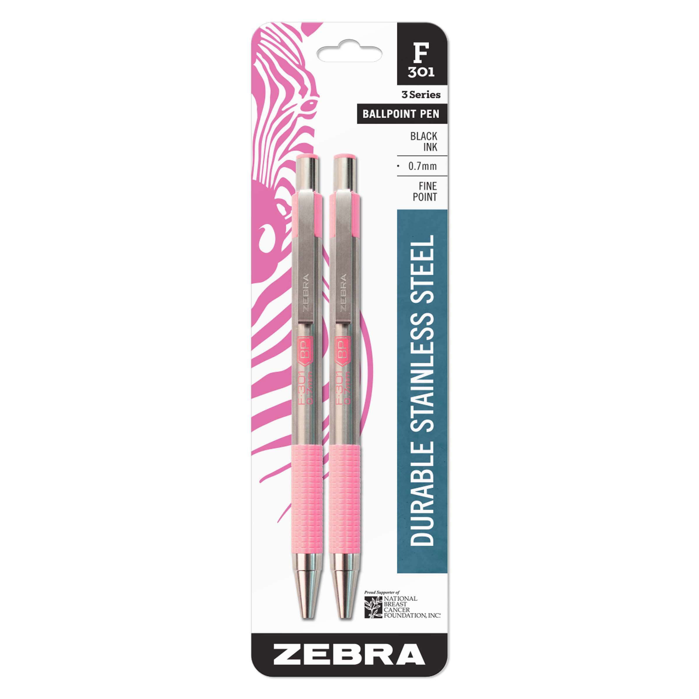 Zebra F-301 0.7mm Retractable Ballpoint Pens - Black Ink - Shop Pens at ...