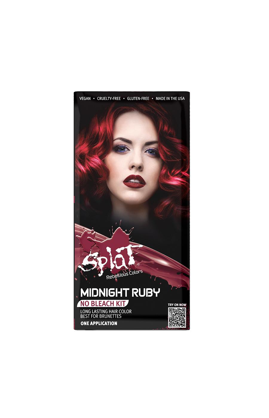Splat Rebellious Colors Midnight Ruby Hair Color Kit - Shop Hair color ...