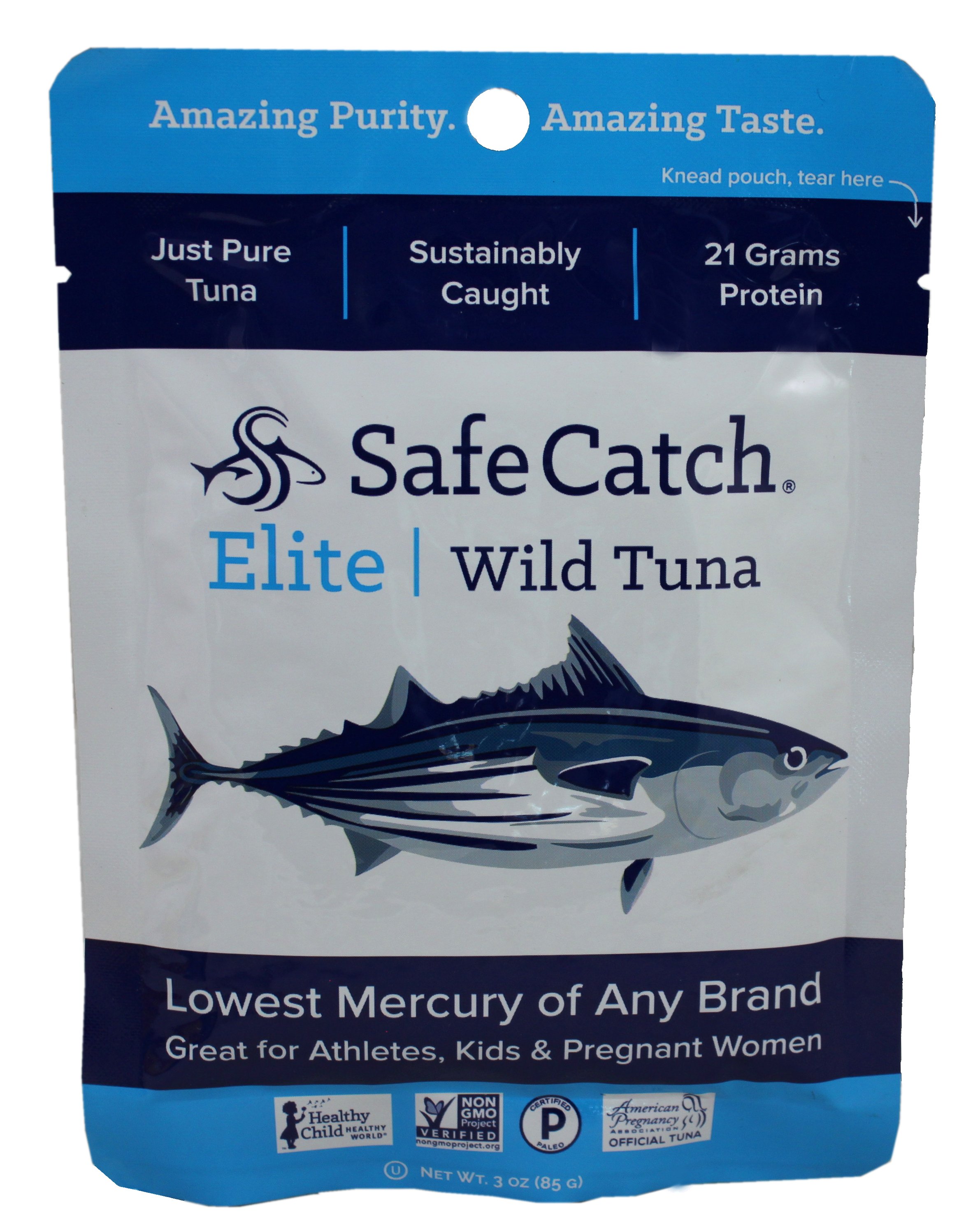 Safe Catch Elite Wild Caught Tuna Single Serve Pouch - Shop Seafood at ...