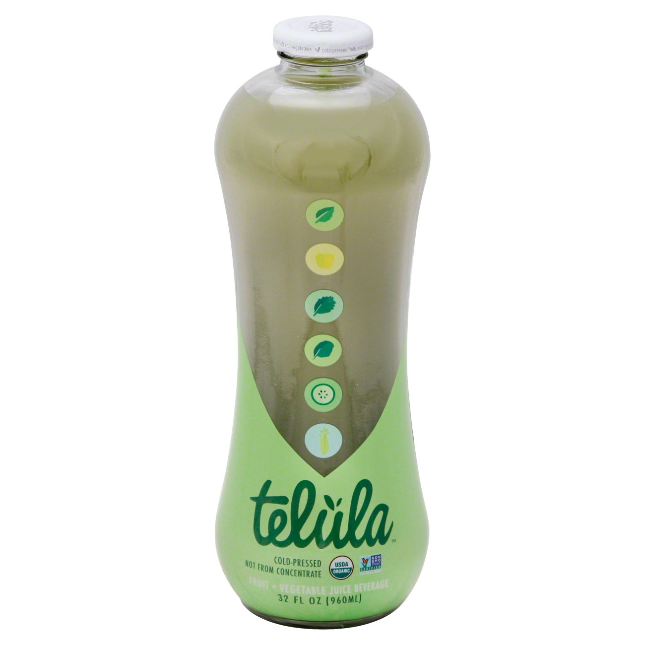 Telula Organic Fruit & Vegetable Green Fusion Juice Beverage - Shop ...