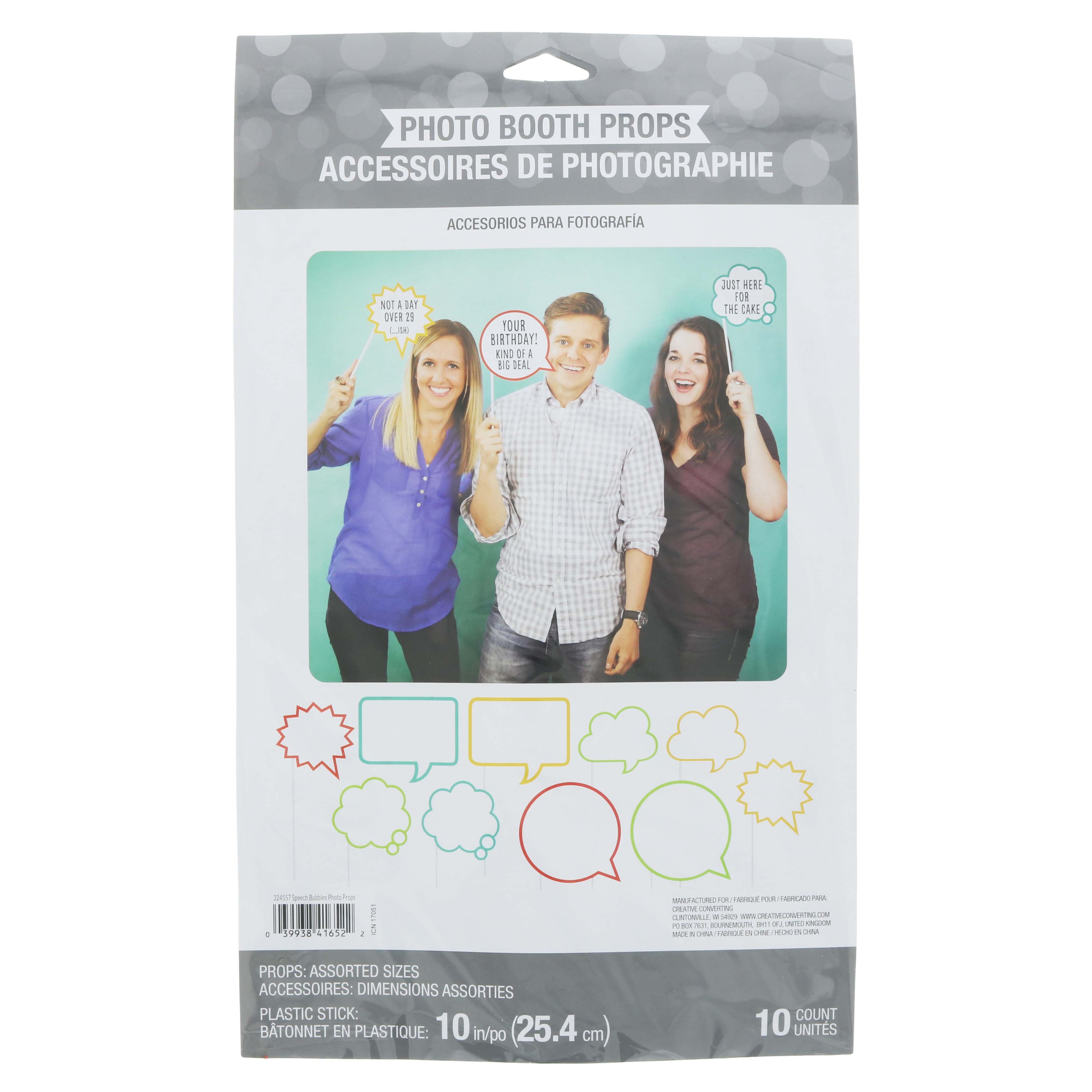 Creative Converting Photo Booth Props Speech Bubbles - Shop Party decor ...