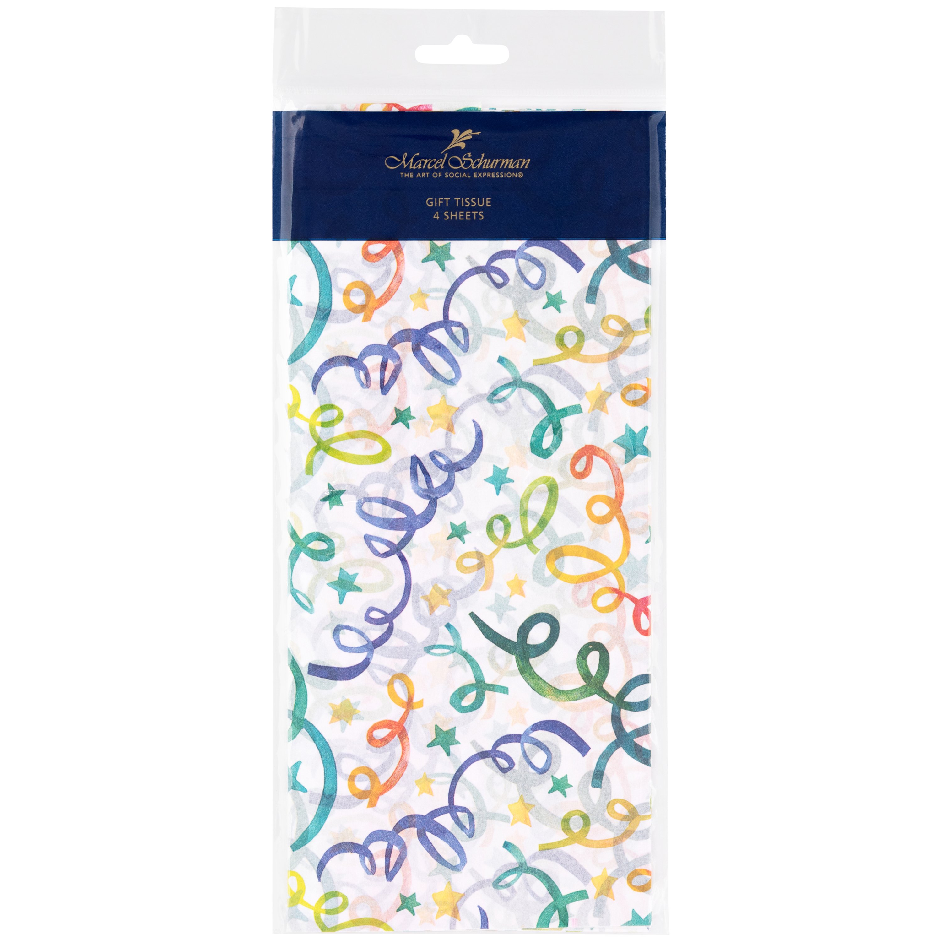 IG Design Streamers Gift Tissue Sheets, 4 ct - Shop Gift wrap at H-E-B