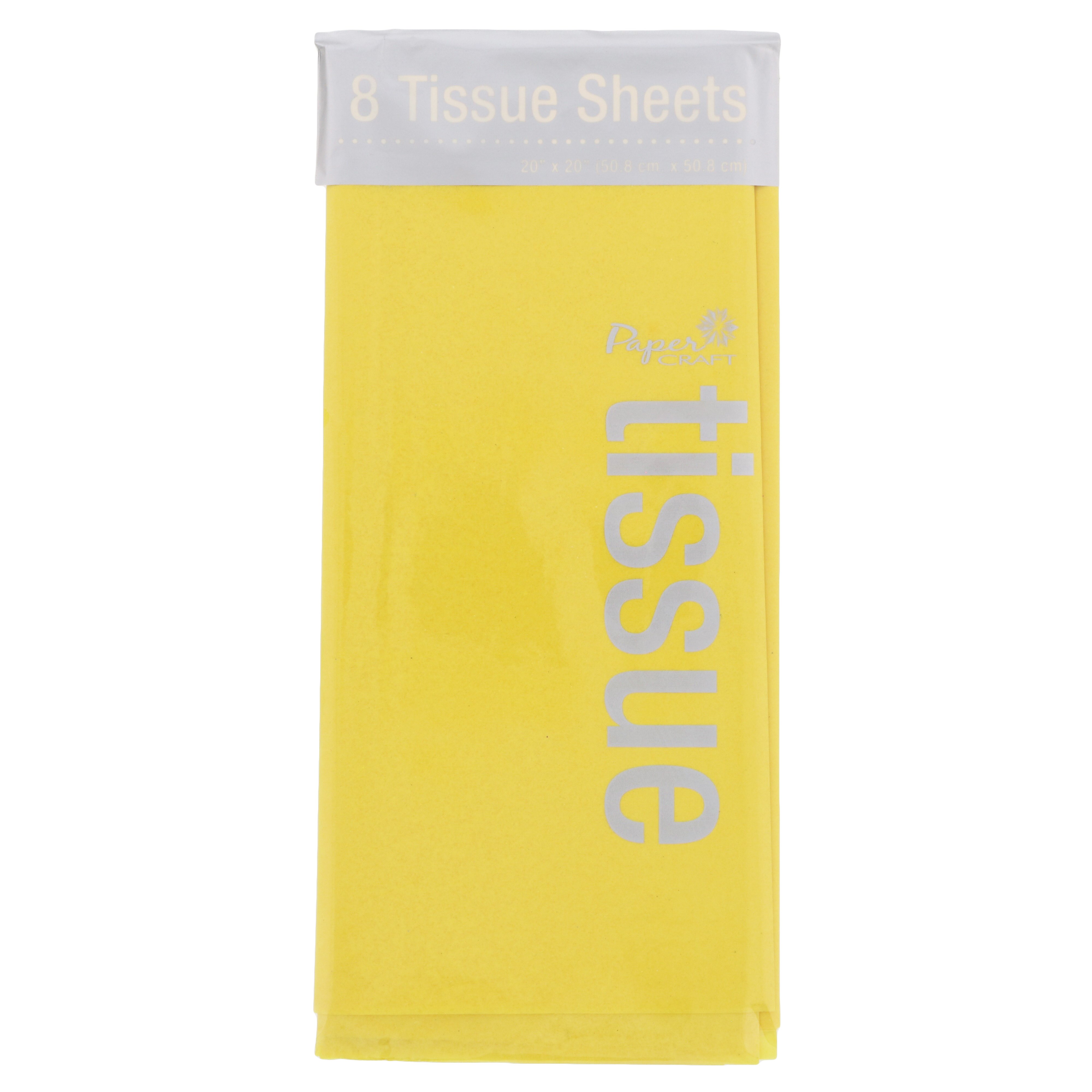 Yellow Tissue Paper 24 Sheets Pale Yellow Tissue Paper Yellow Tissue ...