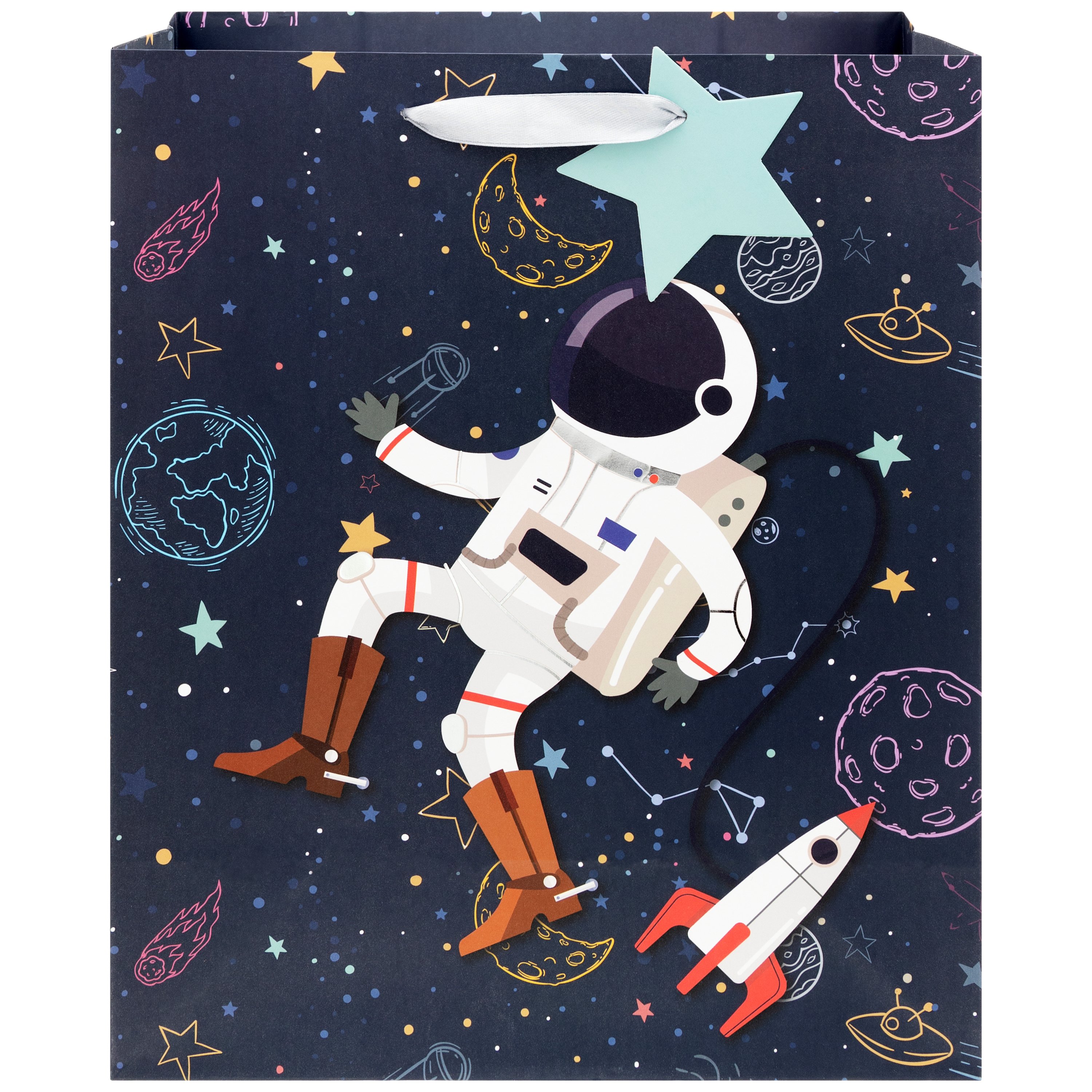 IG Design Space Cowboy Paper Gift Bag - Shop Gift wrap at H-E-B