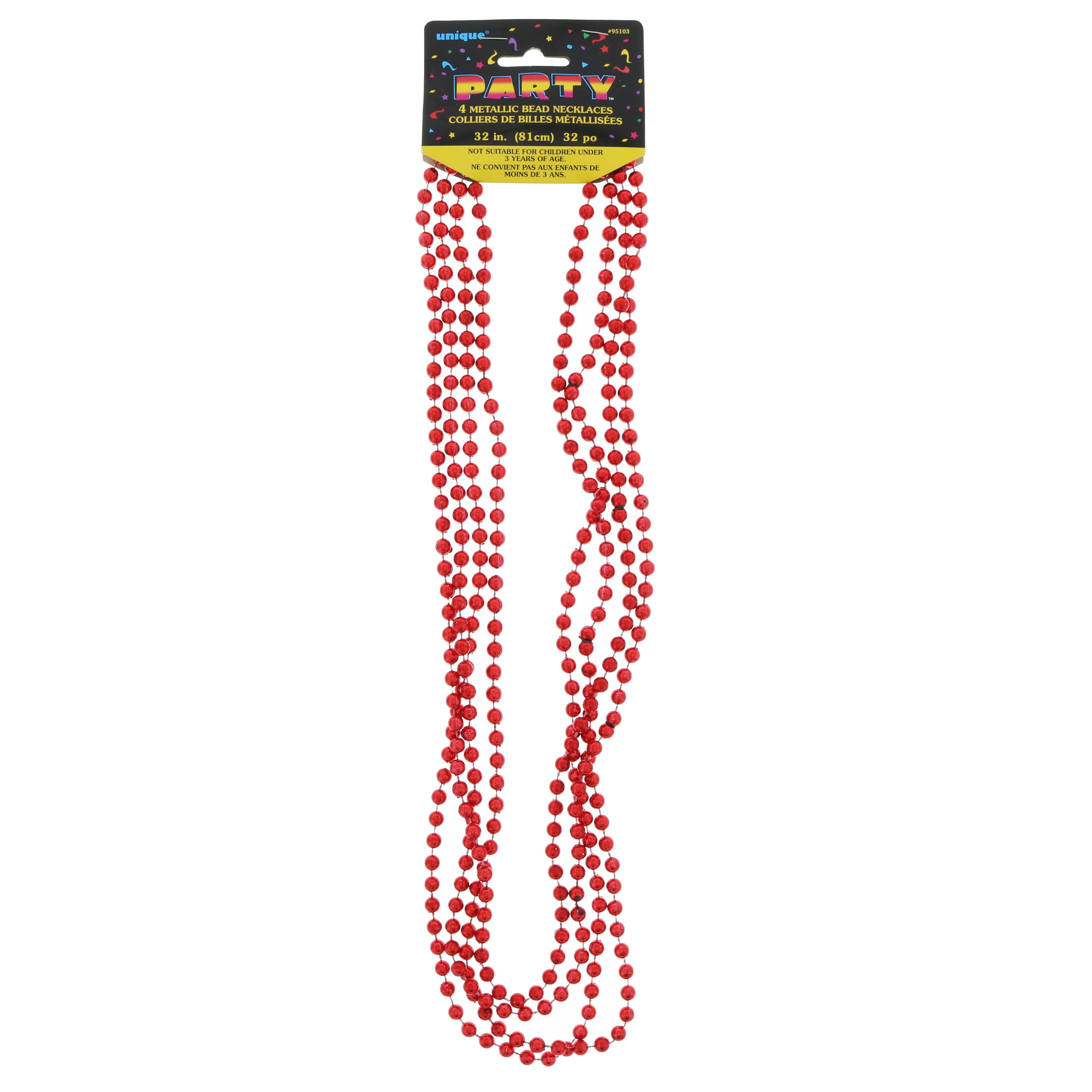 Unique Red Metallic Beads - Shop Favors at H-E-B