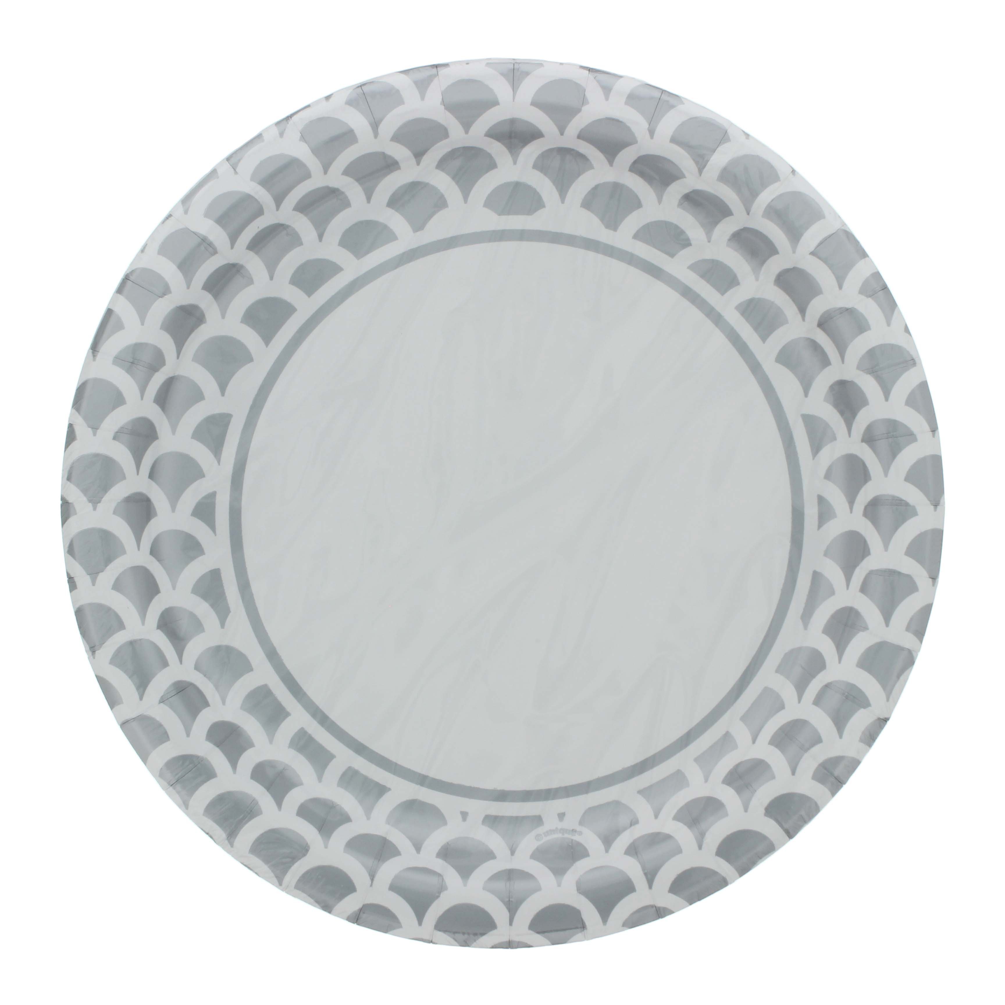 Unique Silver Scallop Plate, 9 inch - Shop Plates & bowls at H-E-B