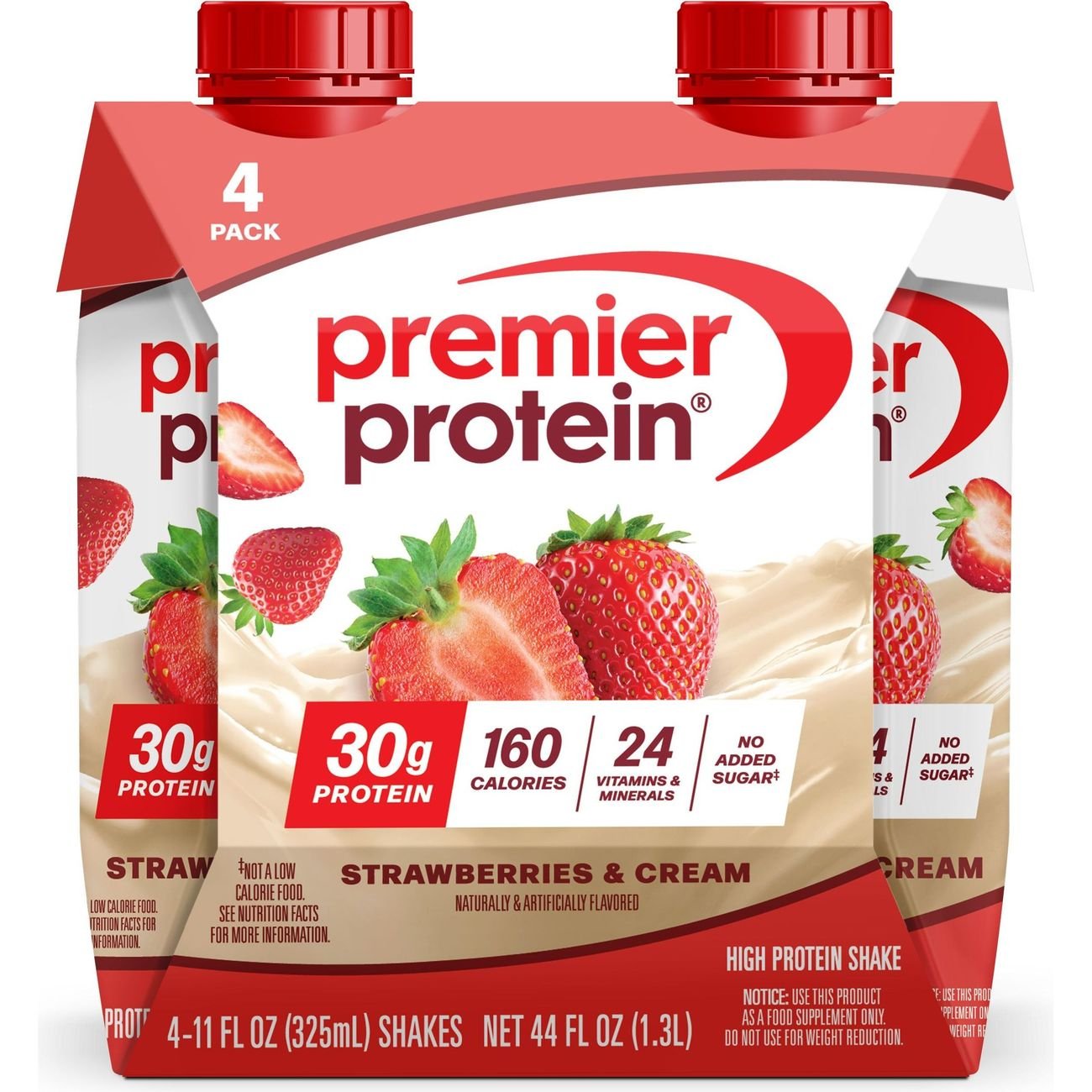 Premier Protein 30g Protein Shakes 4 pk - Strawberries & Cream - Shop ...