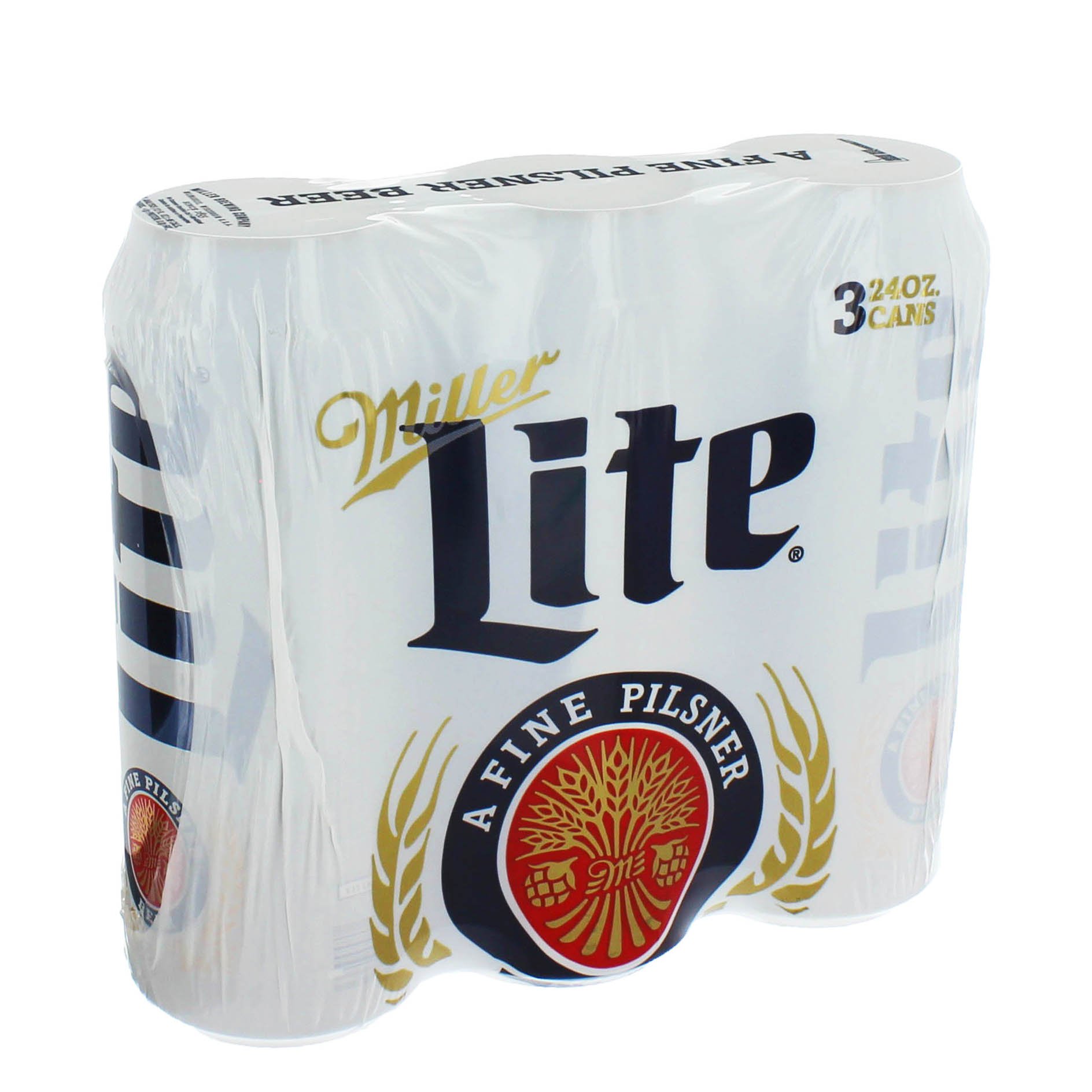 Miller Lite Beer Cans 3 pk Cans - Shop Beer at H-E-B