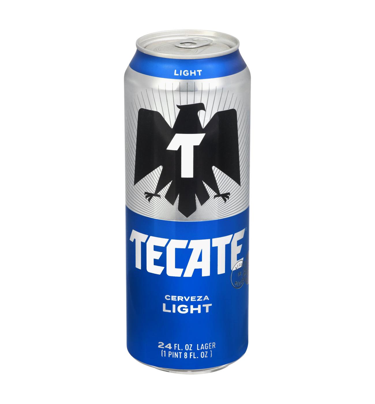 Tecate Light Beer 24 oz Cans - Shop Beer at H-E-B