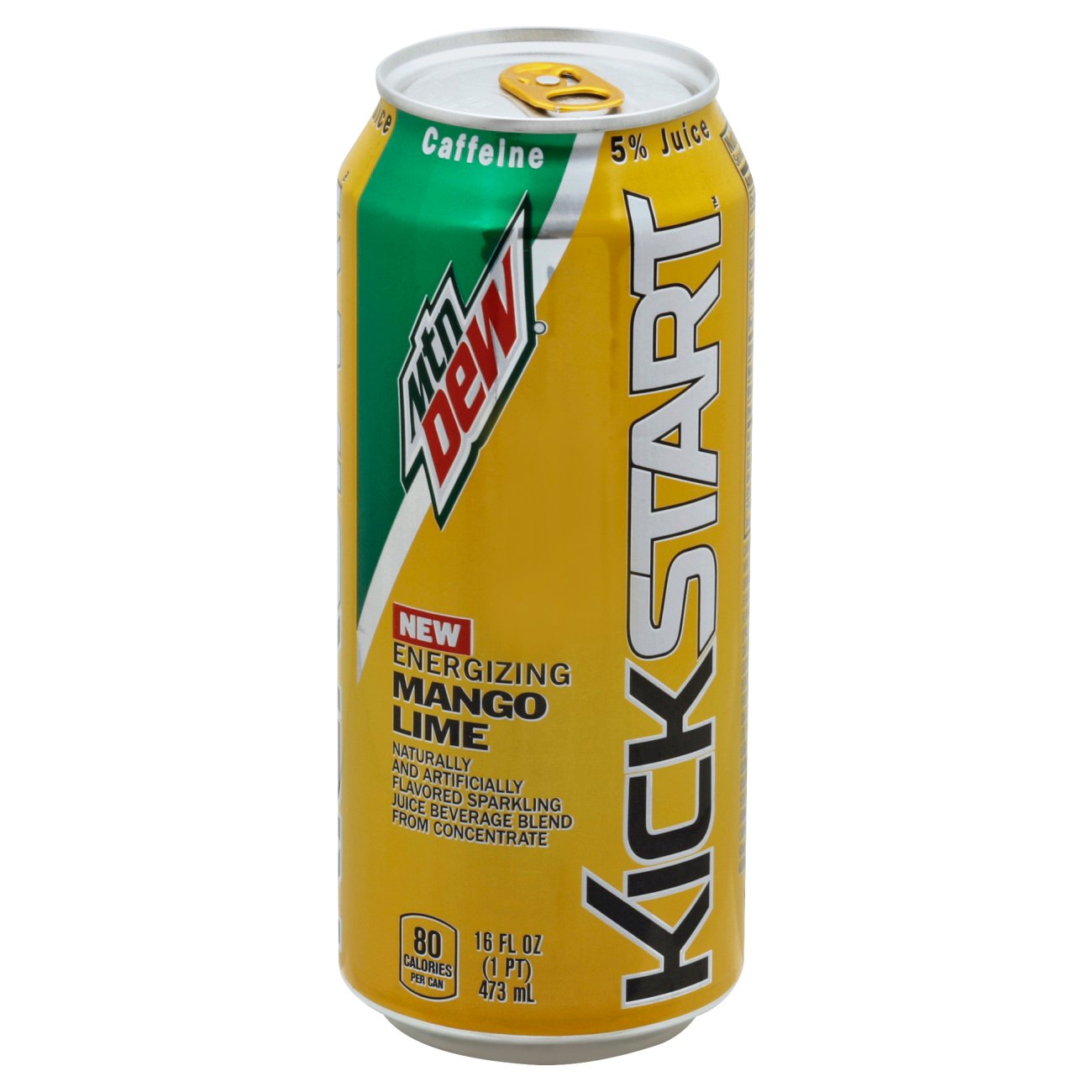 Mountain Dew KickStart Mango Lime - Shop Soda at H-E-B
