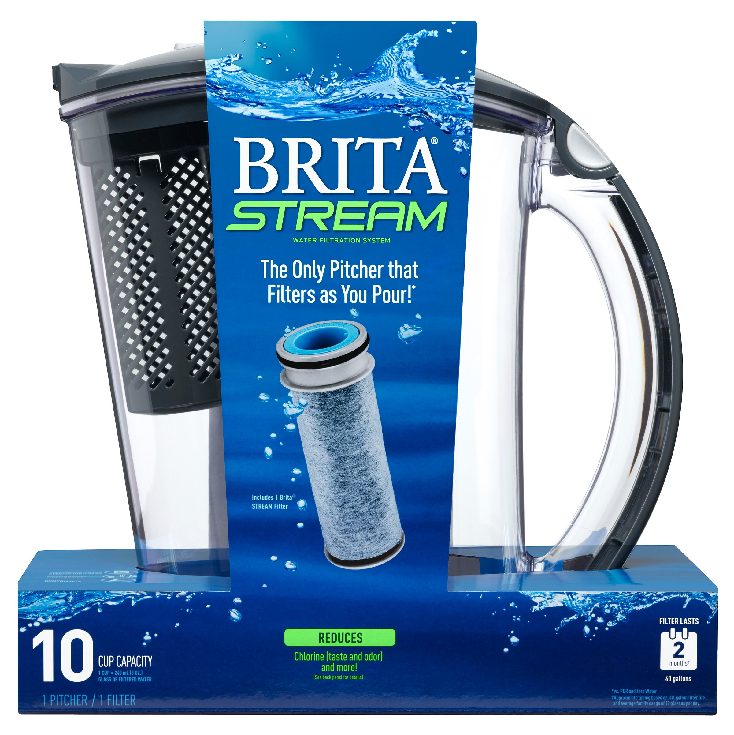 Brita Rapids Stream Pitcher - Shop Water filters at H-E-B