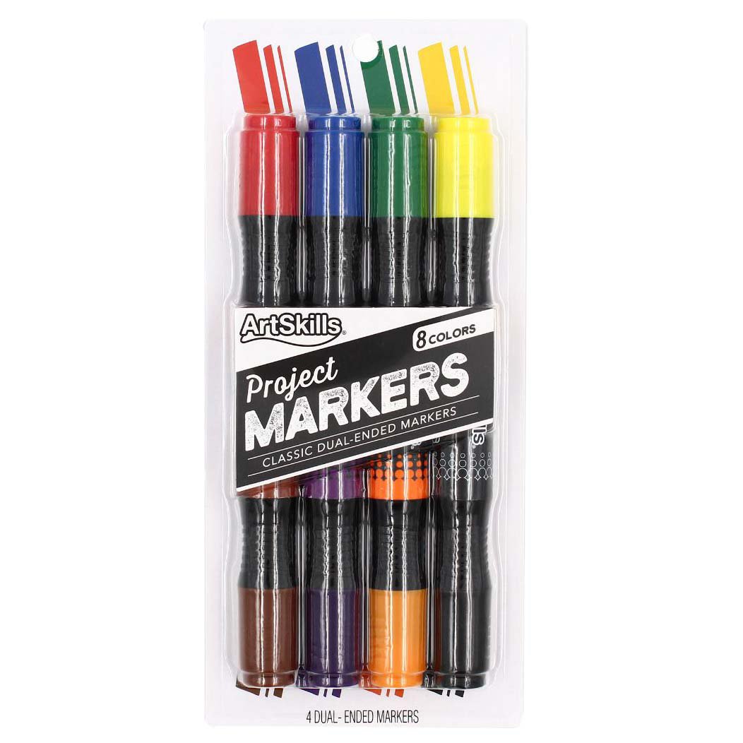 ArtSkills Classic Dual-Ended Chisel Tip Project Markers - Shop Markers ...