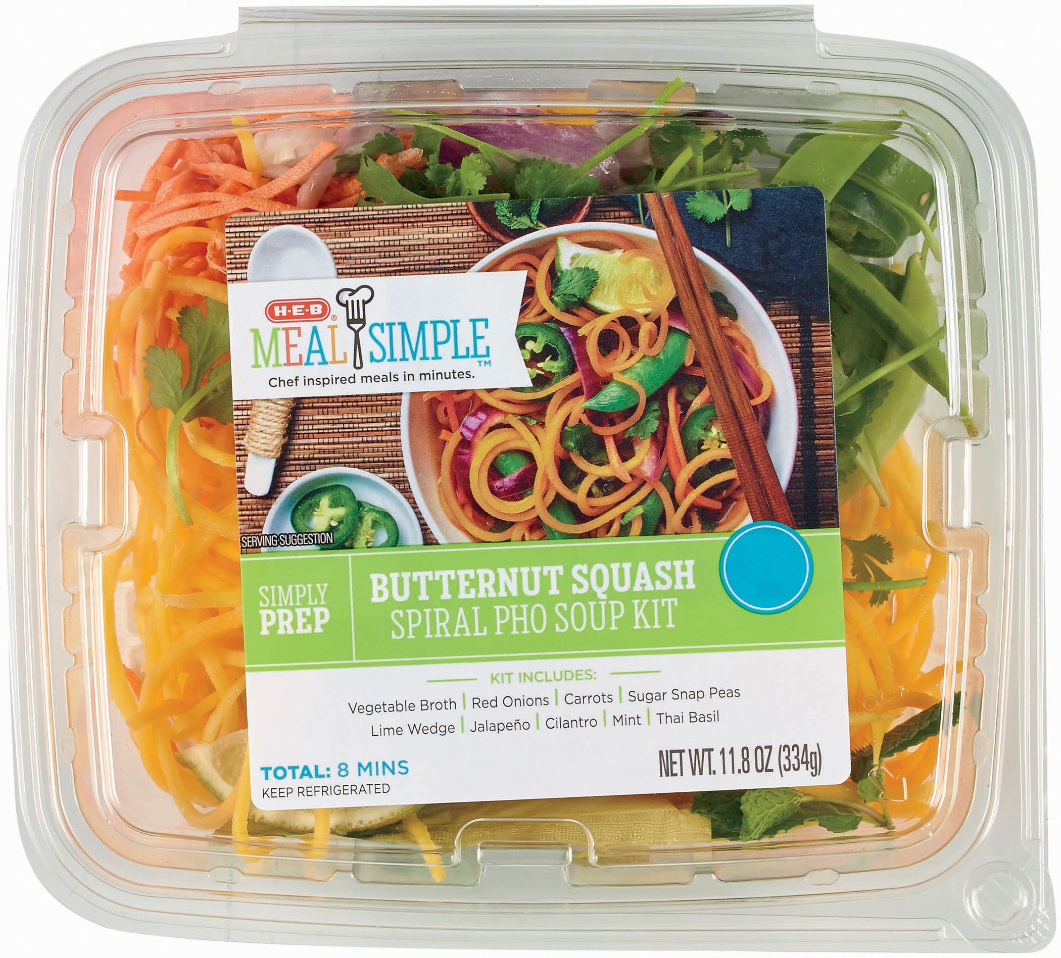 H-E-B Meal Simple Butternut Squash Spiral Pho Soup Kit - Shop Meal kits ...