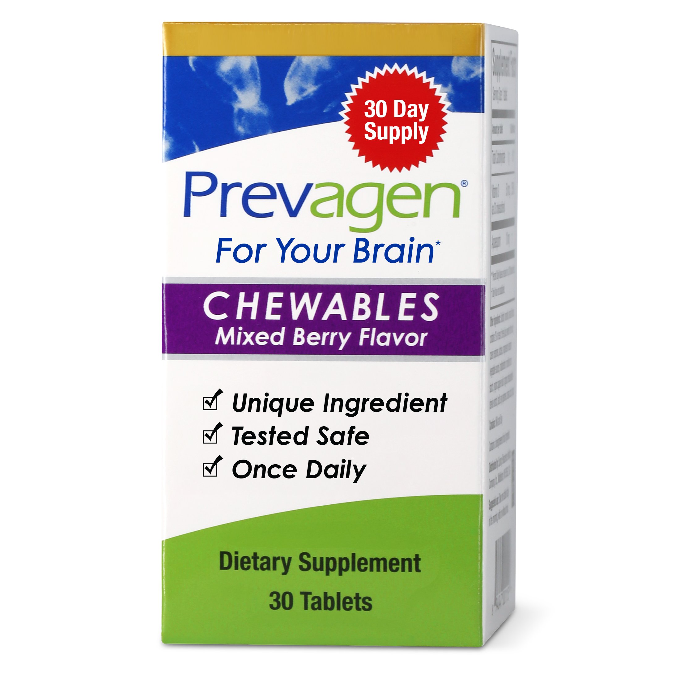 Prevagen For Your Brain Regular Strength Chewables 10 mg Tablets ...