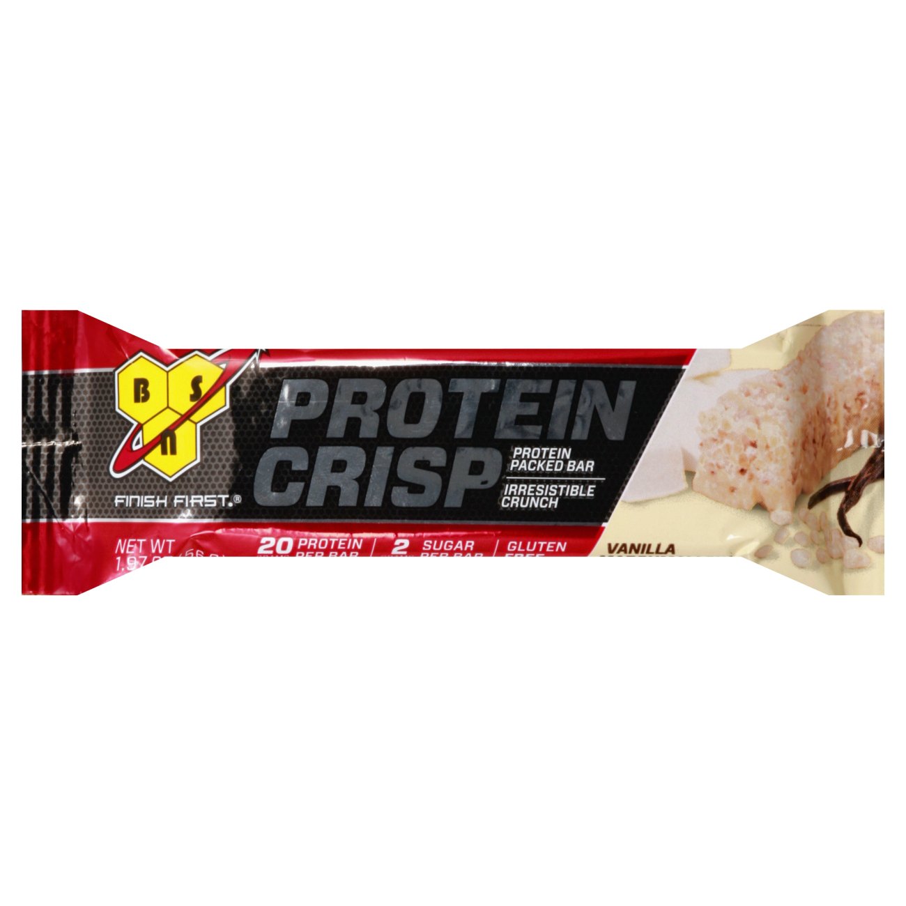BSN Protein Crisp Bar Vanilla Marshmallow - Shop Diet & Fitness at H-E-B BSN Protein Crisp Bar Vanilla Marshmallow - Shop Diet & Fitness at H-E-B