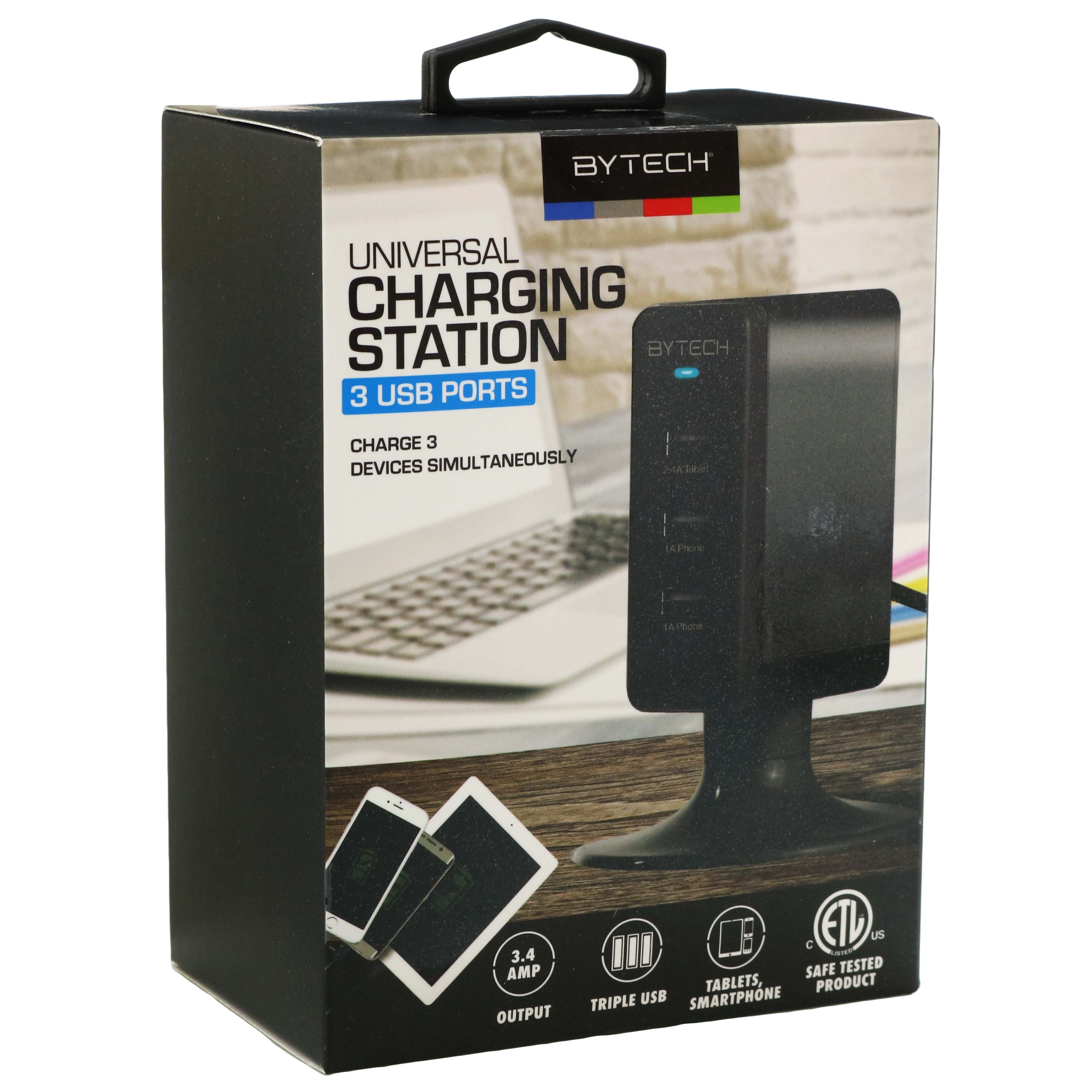 Bytech USB Charging Station Black - Shop Phone Chargers at H-E-B