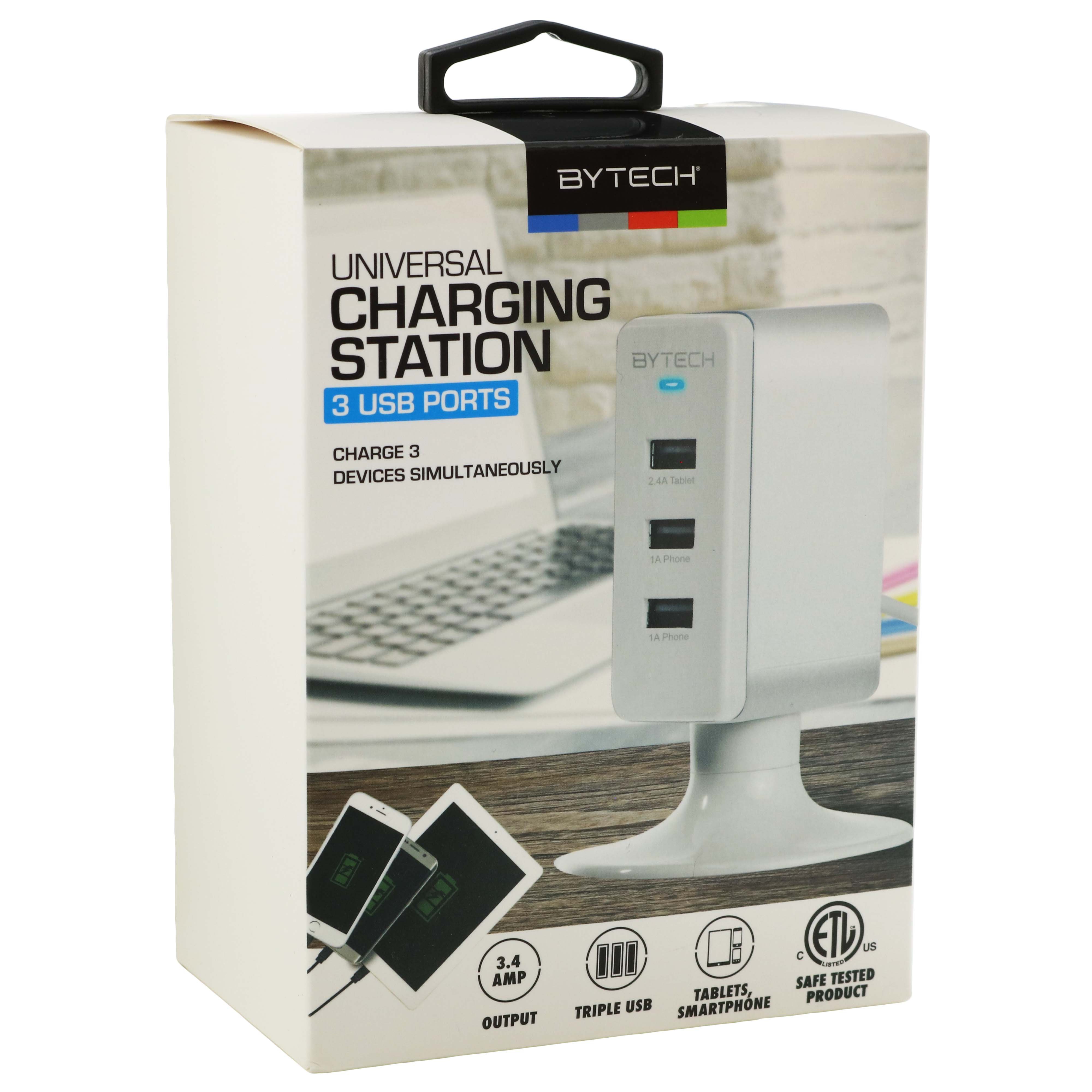 Bytech USB Charging Station White - Shop Phone Chargers at H-E-B