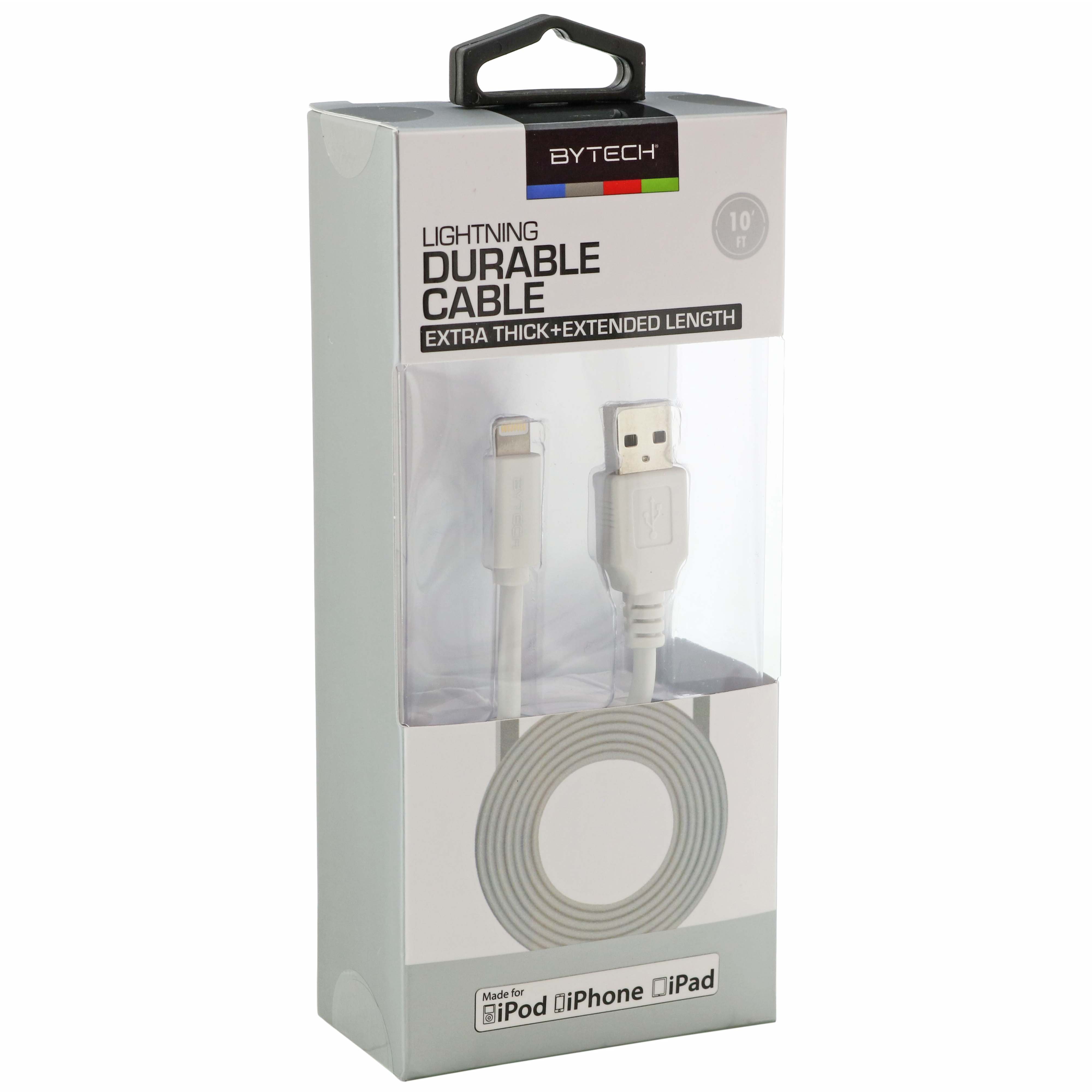 Bytech Lightning Durable Cable for IOS - Shop Phone chargers at H-E-B