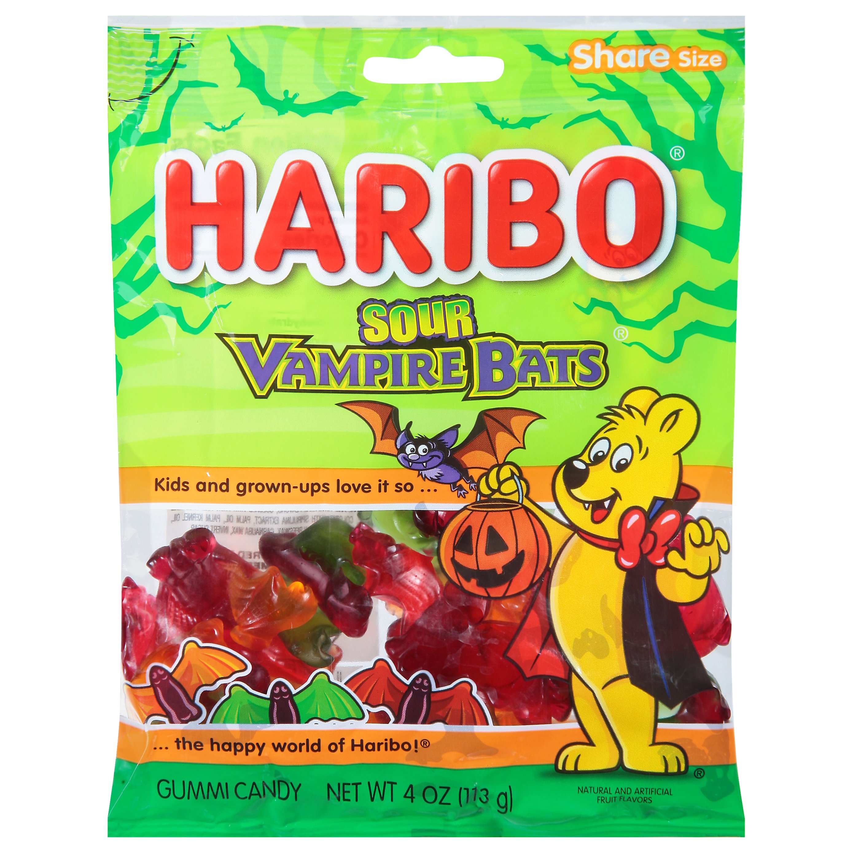 Haribo Sour Vampire Bats Halloween Candy - Shop Candy at H-E-B