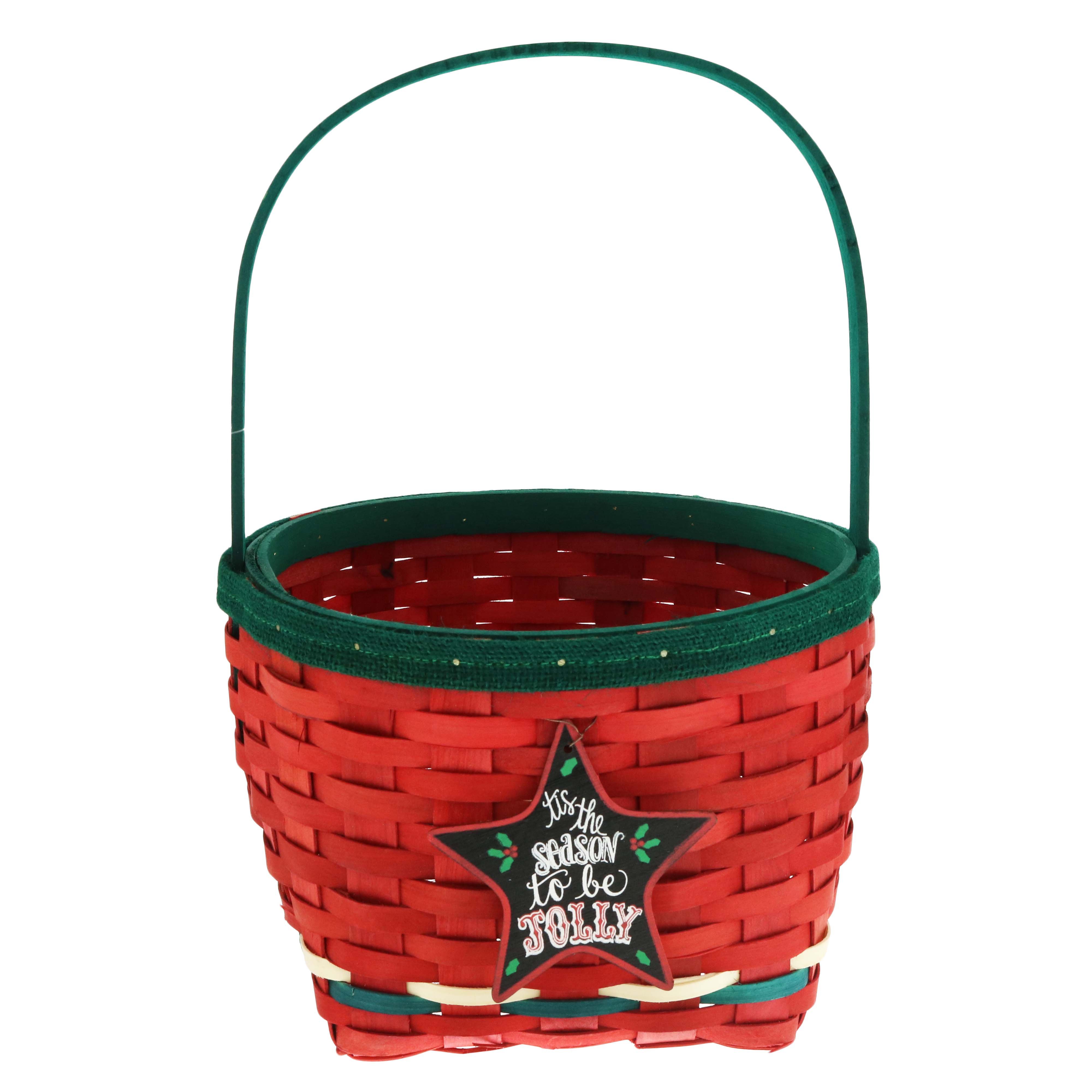 Thirty Fourth & Main Woodchip Icon Basket Large - Shop Gift wrap at H-E-B