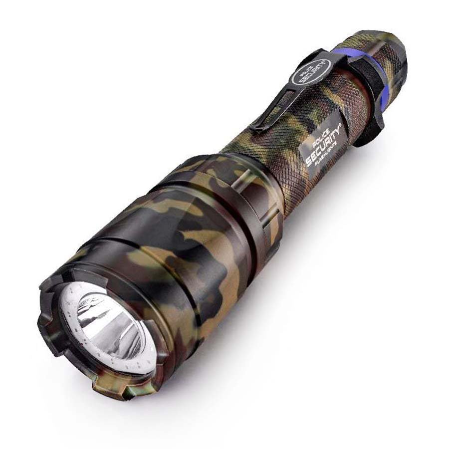 Police Security Camo Trac Tact Flashlight with UV - Shop Home ...