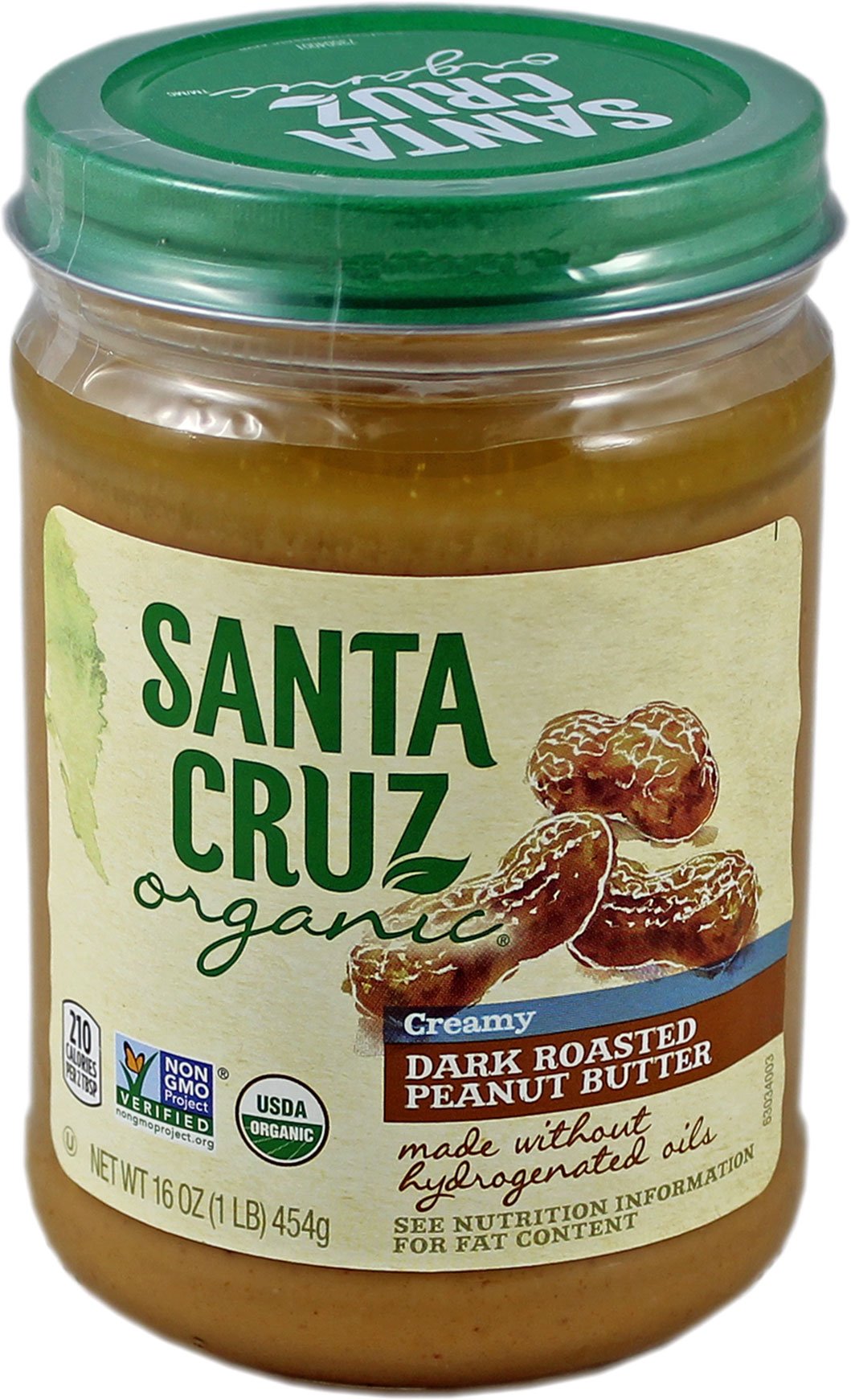 Santa Cruz Organic Organic Dark Roasted Creamy Peanut Butter - Shop ...
