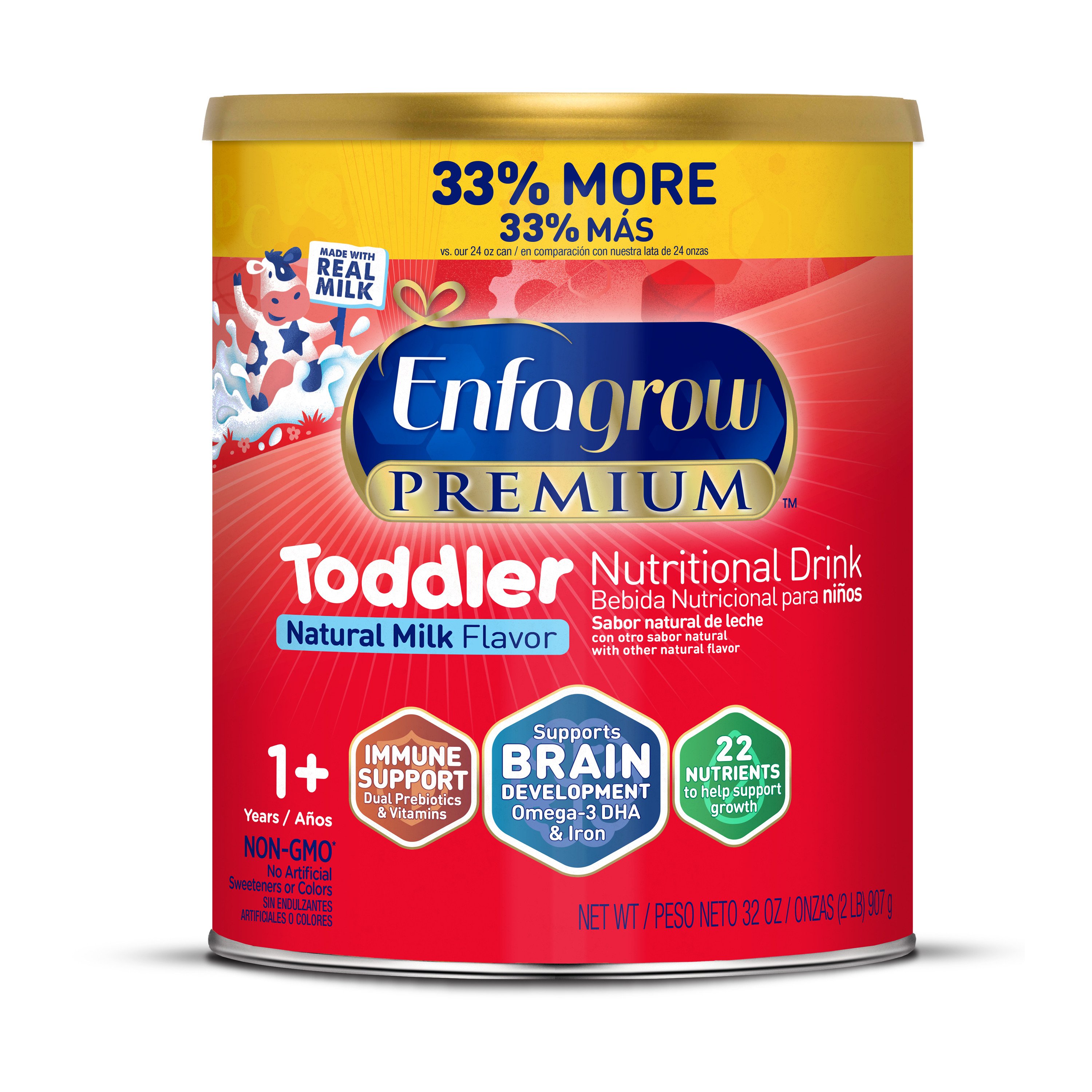 Enfagrow Premium Toddler Nutritional Drink Natural Milk Flavor - Shop ...