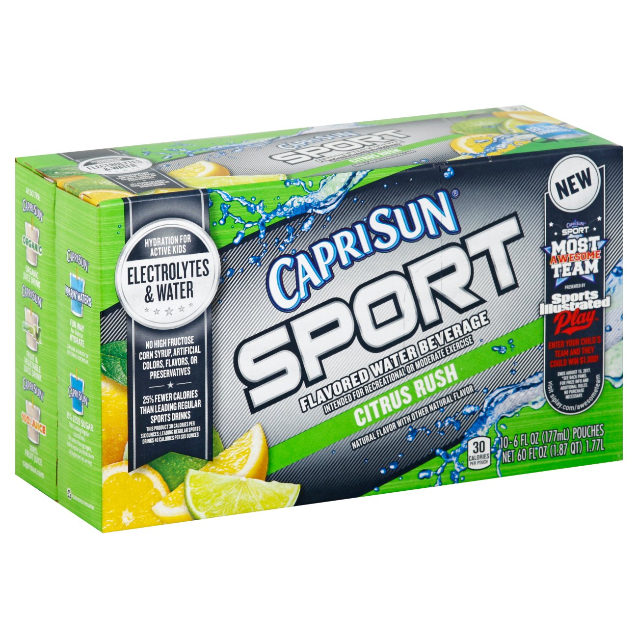 Capri Sun Sport Citrus Rush 10 pk Pouches - Shop Juice at H-E-B