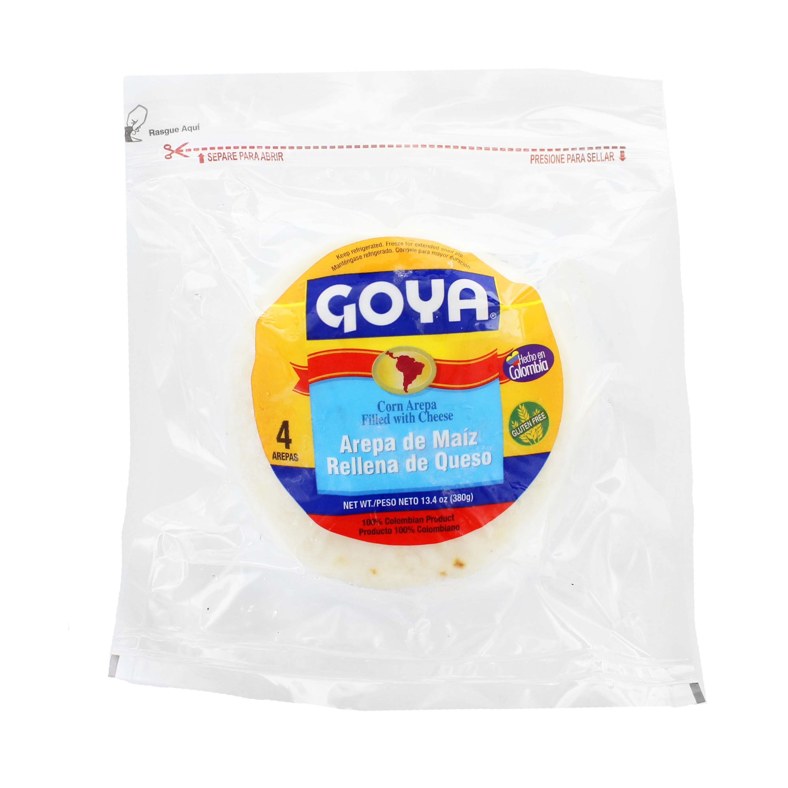 Goya Arepa de Maiz Rellena de Queso - Shop Appetizers at H-E-B